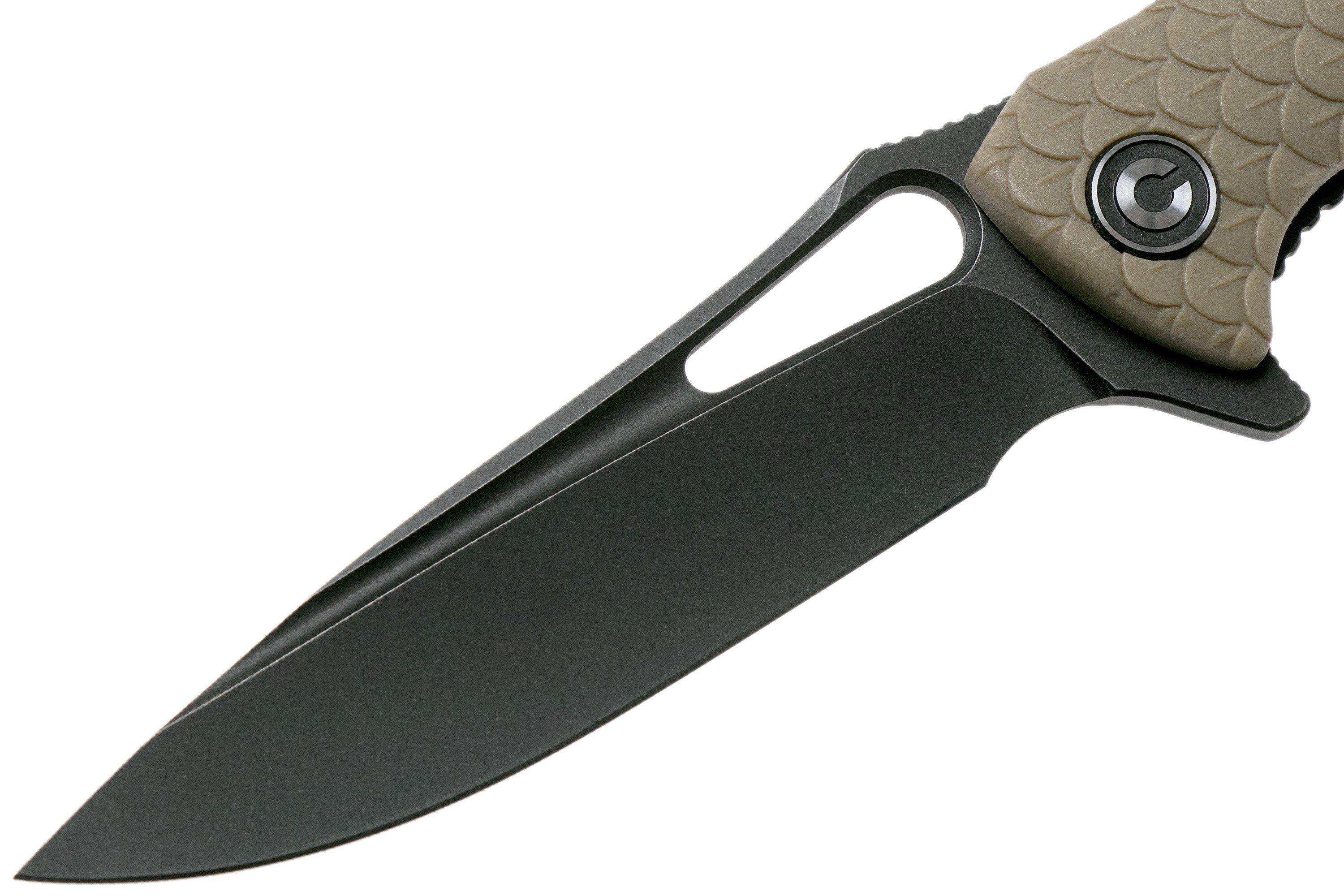 Civivi Wyvern C902F Tan, Black pocket knife | Advantageously shopping ...