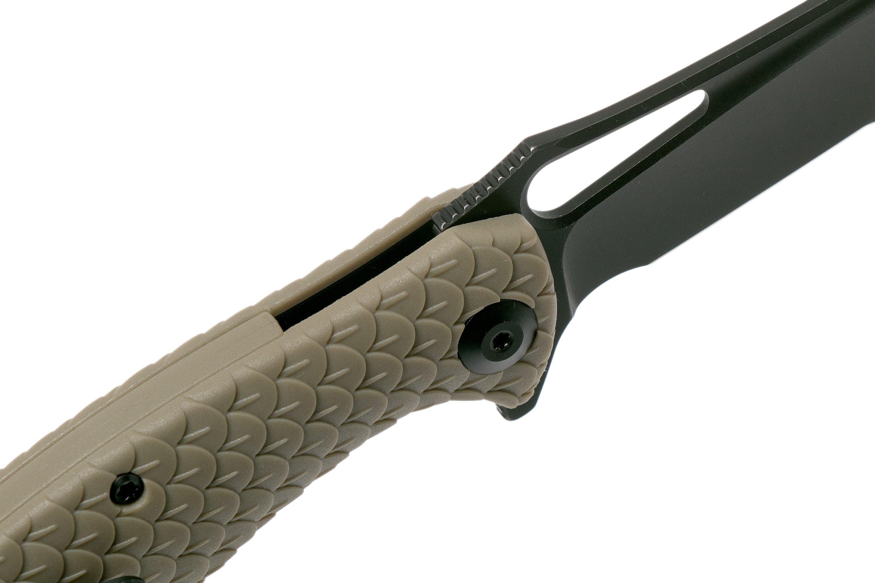Civivi Wyvern C902F Tan, Black pocket knife | Advantageously shopping ...