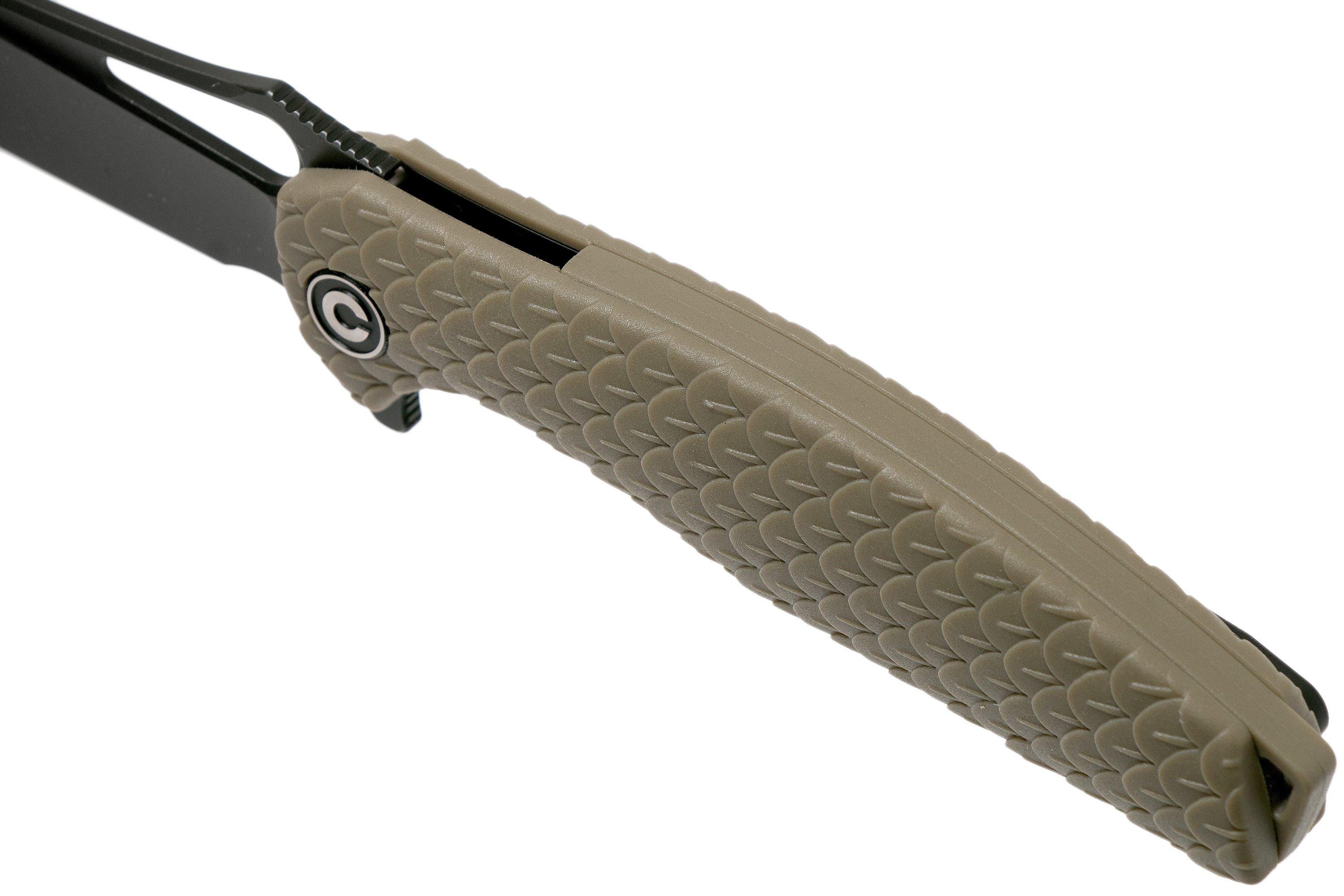 Civivi Wyvern C902F Tan, Black pocket knife | Advantageously shopping ...