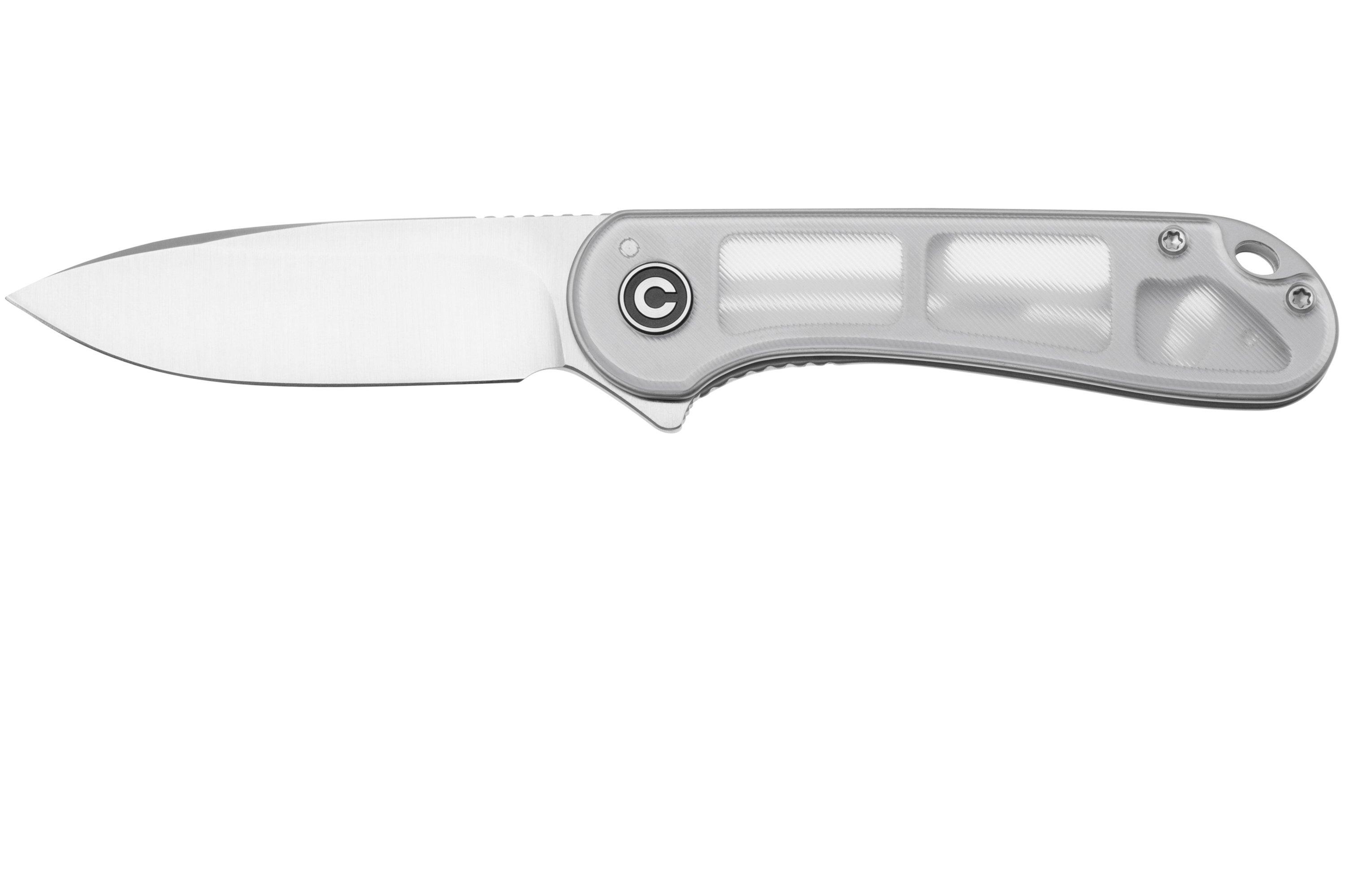 CIVIVI Elementum C907A-7 Satin D2, Polished Clear Lexan, pocket knife ...