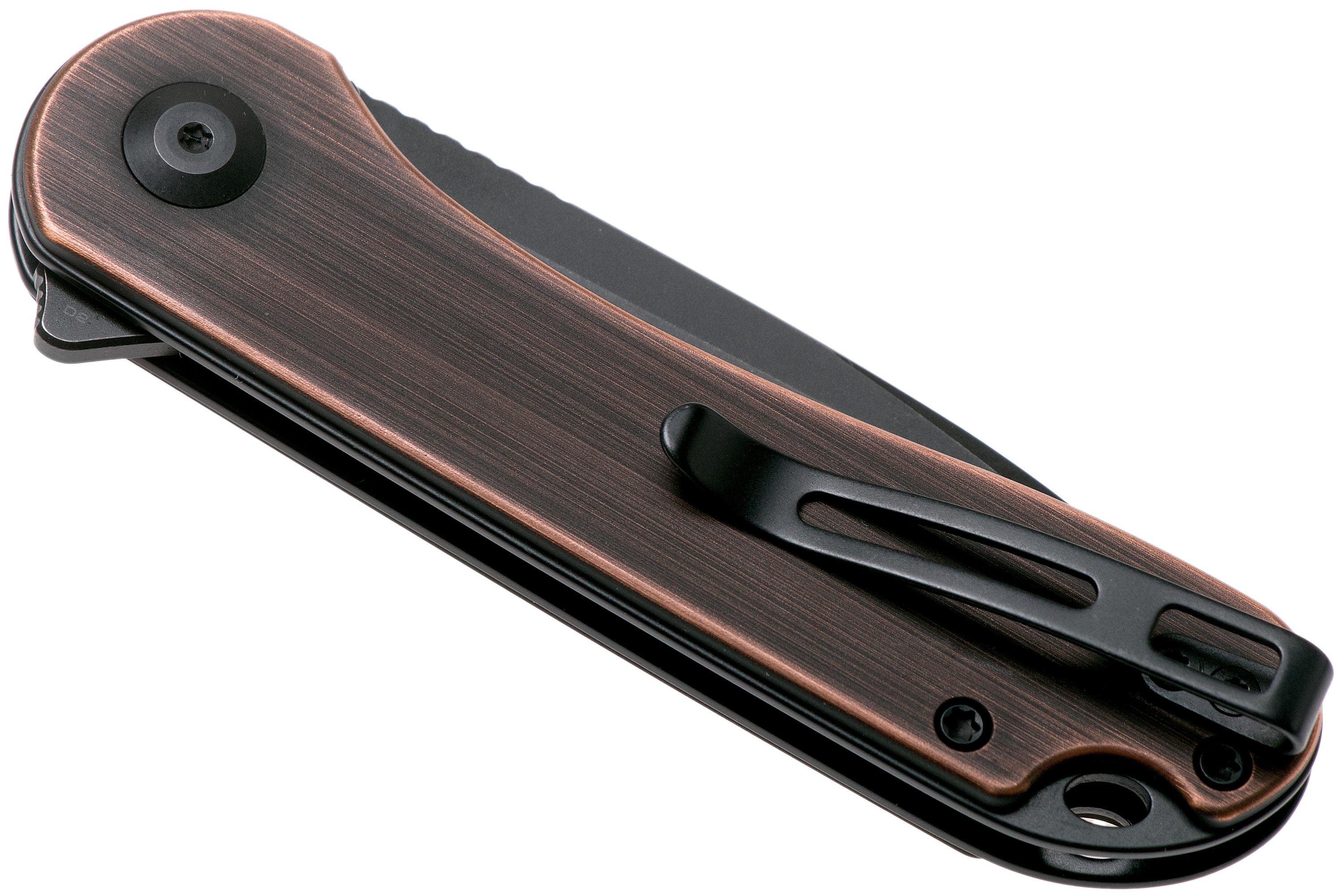 Civivi Elementum Tanto C907T-B Black, Hand Rubbed Copper couteau de ...