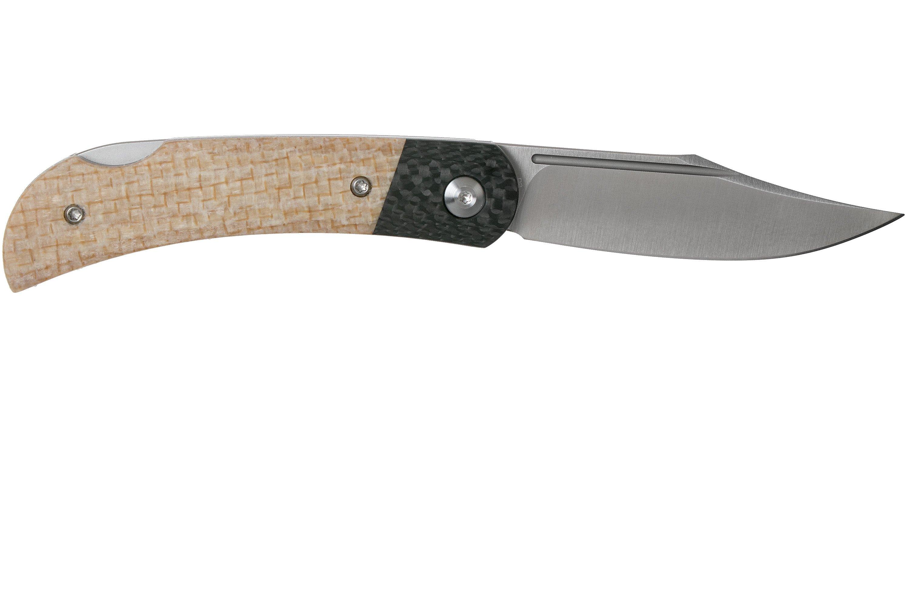 Civivi Rustic Gent C914C Carbonfiber & Tan Micarta Herrenmesser ...