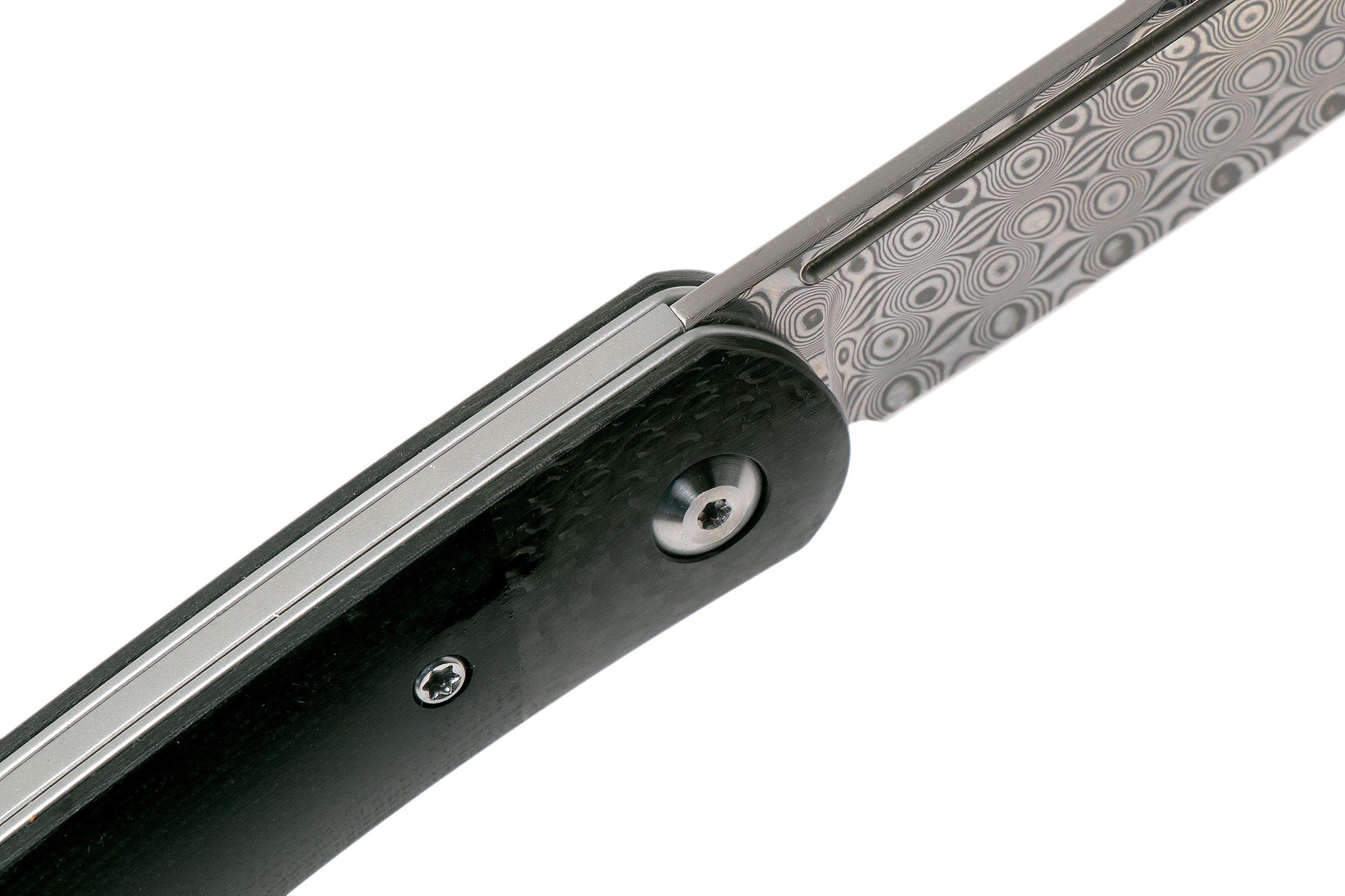 Civivi Rustic Gent C914DS-1 Damascus, Carbonfiber & Black G10 ...