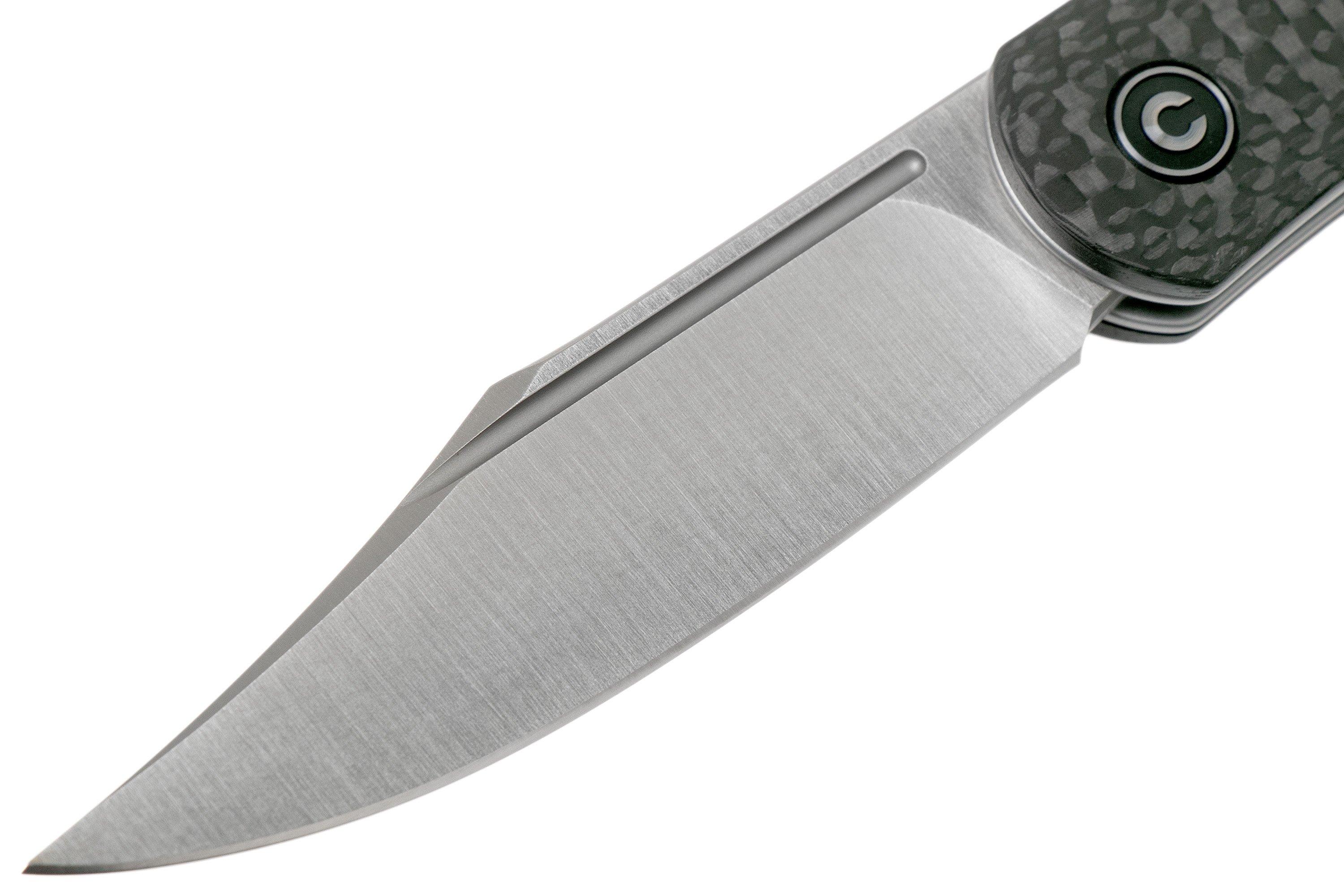 Civivi Rustic Gent C914D Carbonfiber & Black Micarta Herrenmesser ...