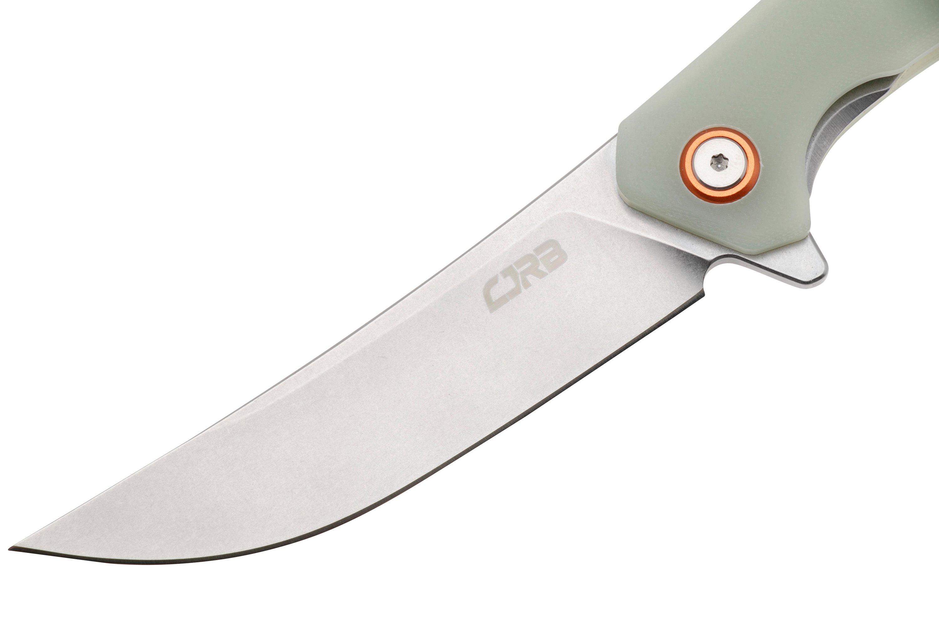CJRB Gobi J1906-NTG, Stonewashed AR-RPM9, Natural G10, pocket knife ...