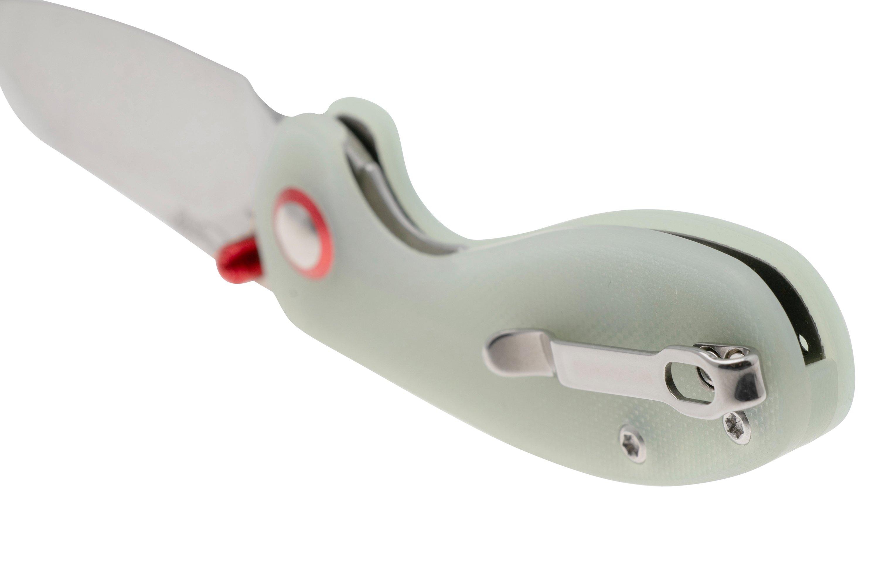 CJRB Maileah J1918-NTG, Satin AR-RPM9, Natural G10, pocket knife ...
