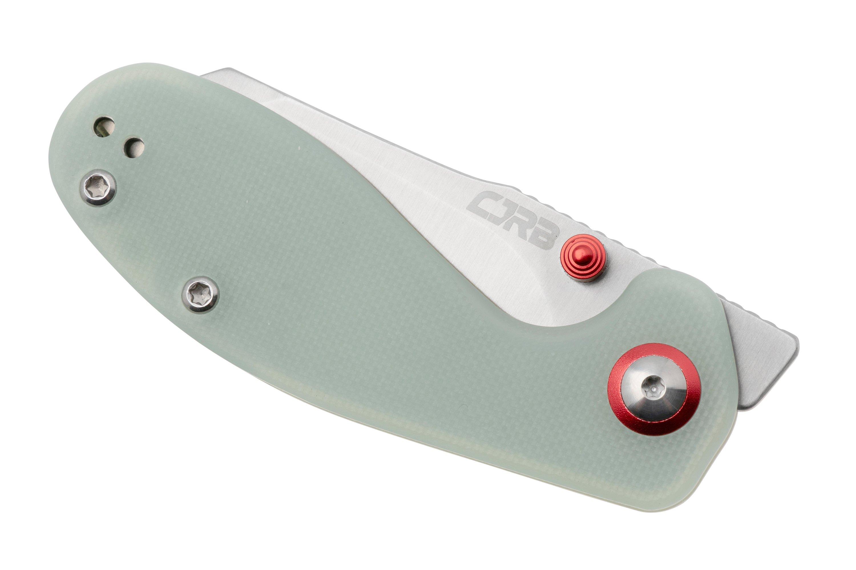 CJRB Maileah J1918-NTG, Satin AR-RPM9, Natural G10, pocket knife ...