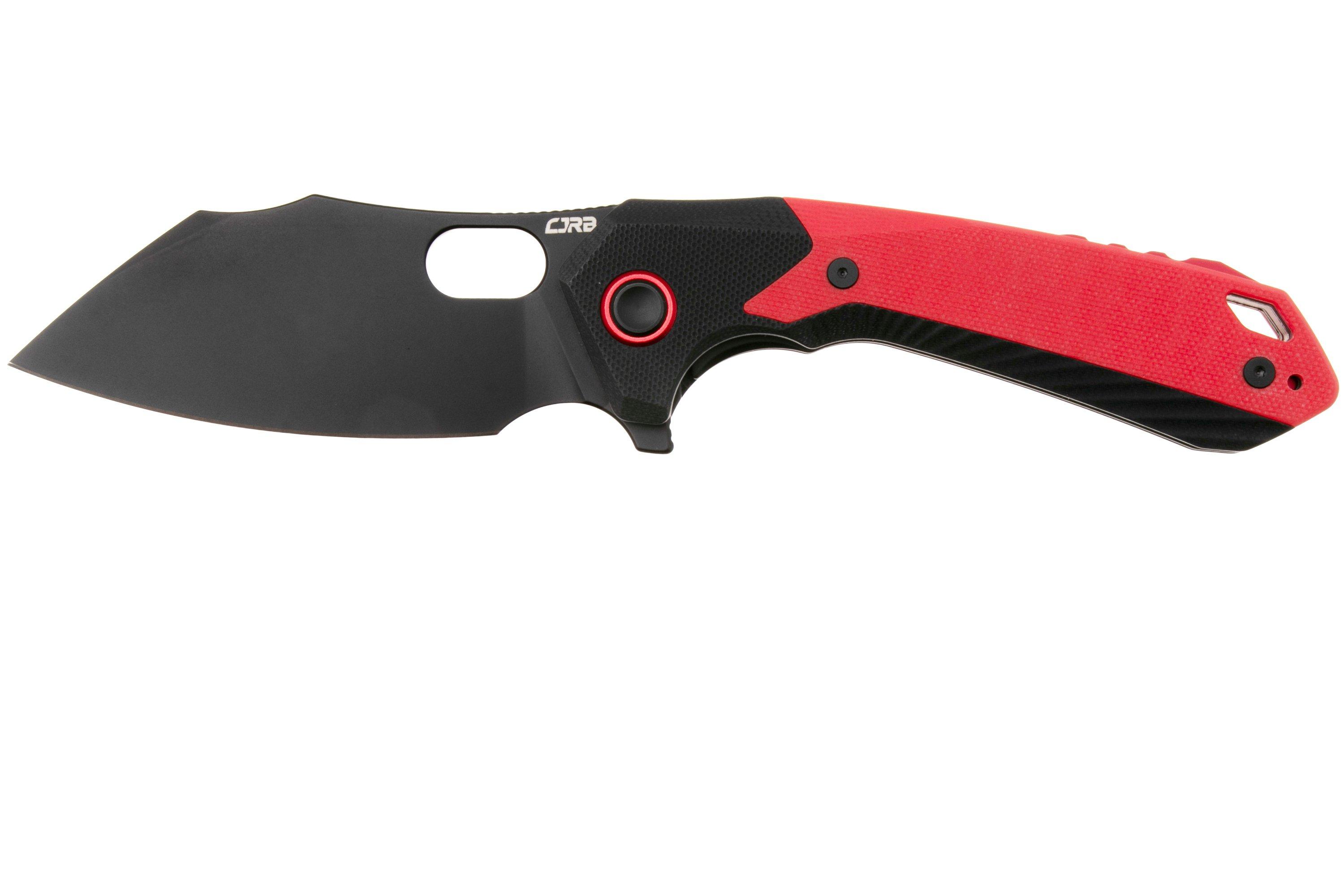 CJRB Caldera J1923-BRE, PVD AR-RPM9, Red G10, pocket knife ...