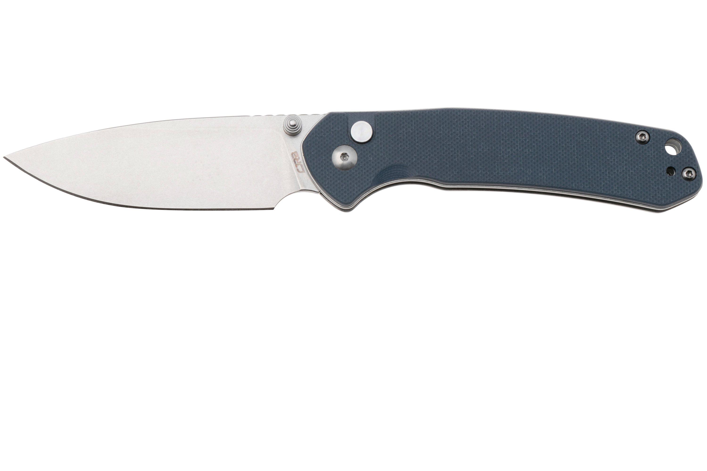 CJRB Pyrite J1925-GY, Stonewash AR-RPM9, Gray G10, pocket knife ...