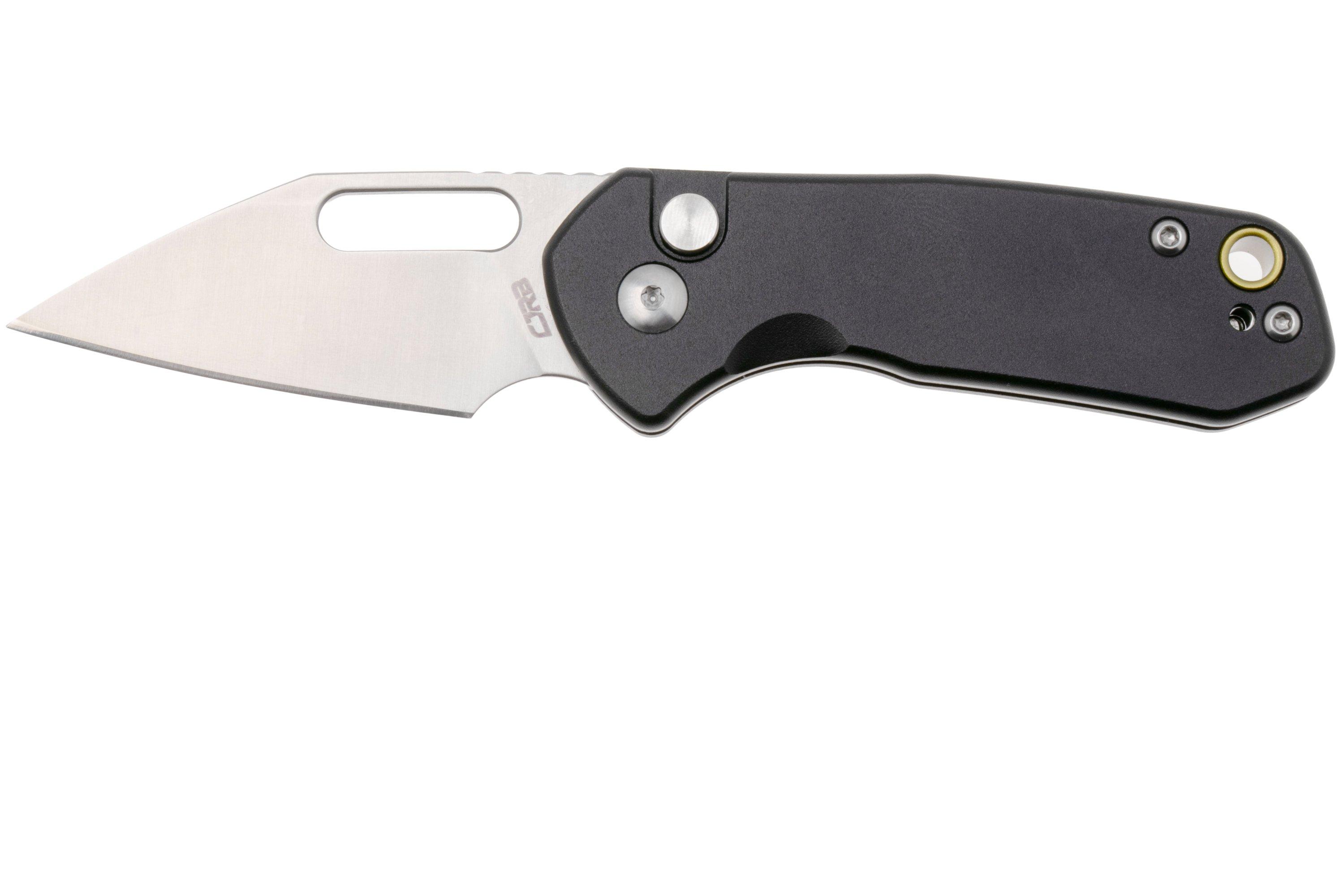 CJRB Mini Pyrite J1933-BK, Satin AR-RPM9, Black Aluminium, pocket knife ...
