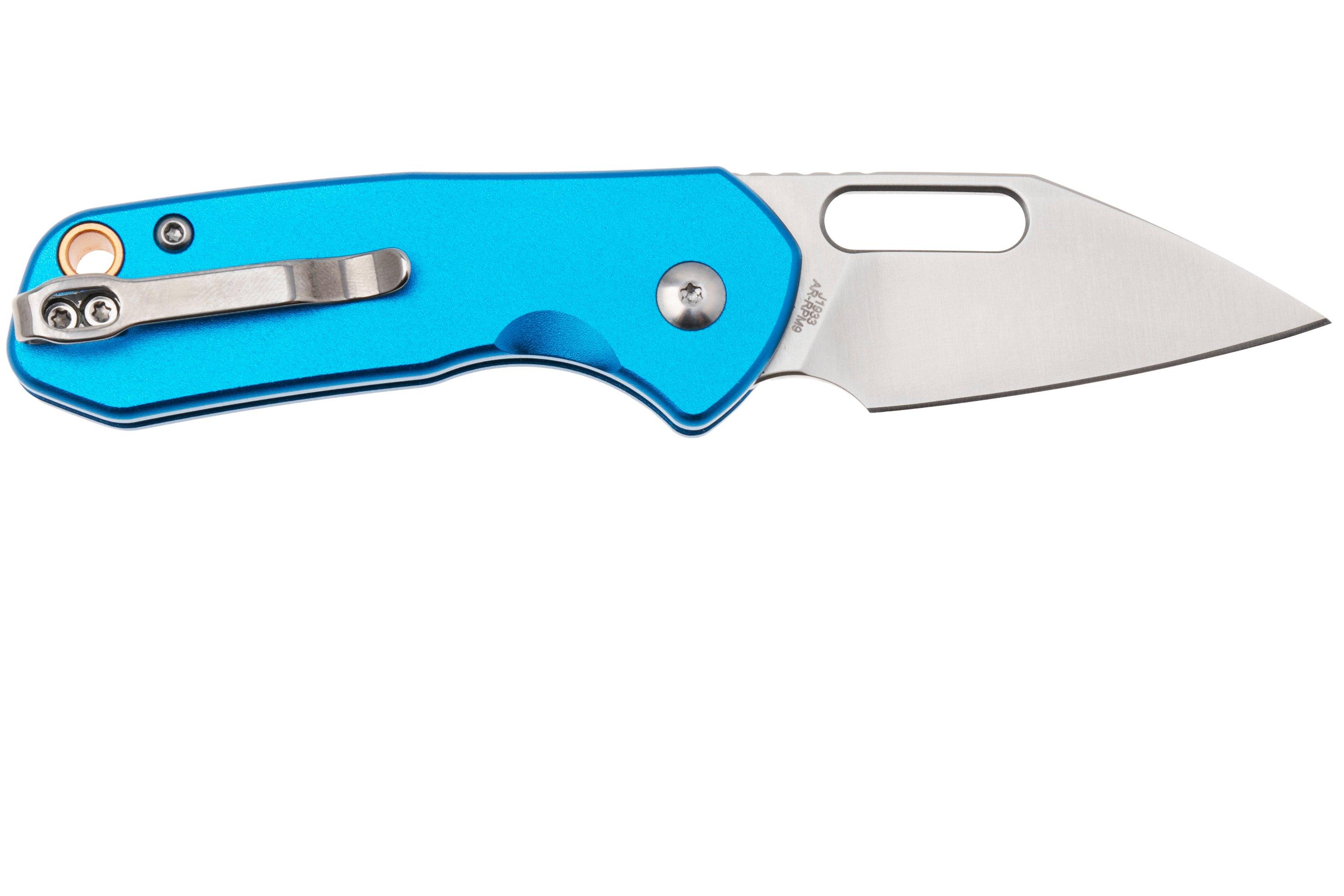 CJRB Mini Pyrite J1933-BU, Satin AR-RPM9, Blue Aluminium, pocket knife ...