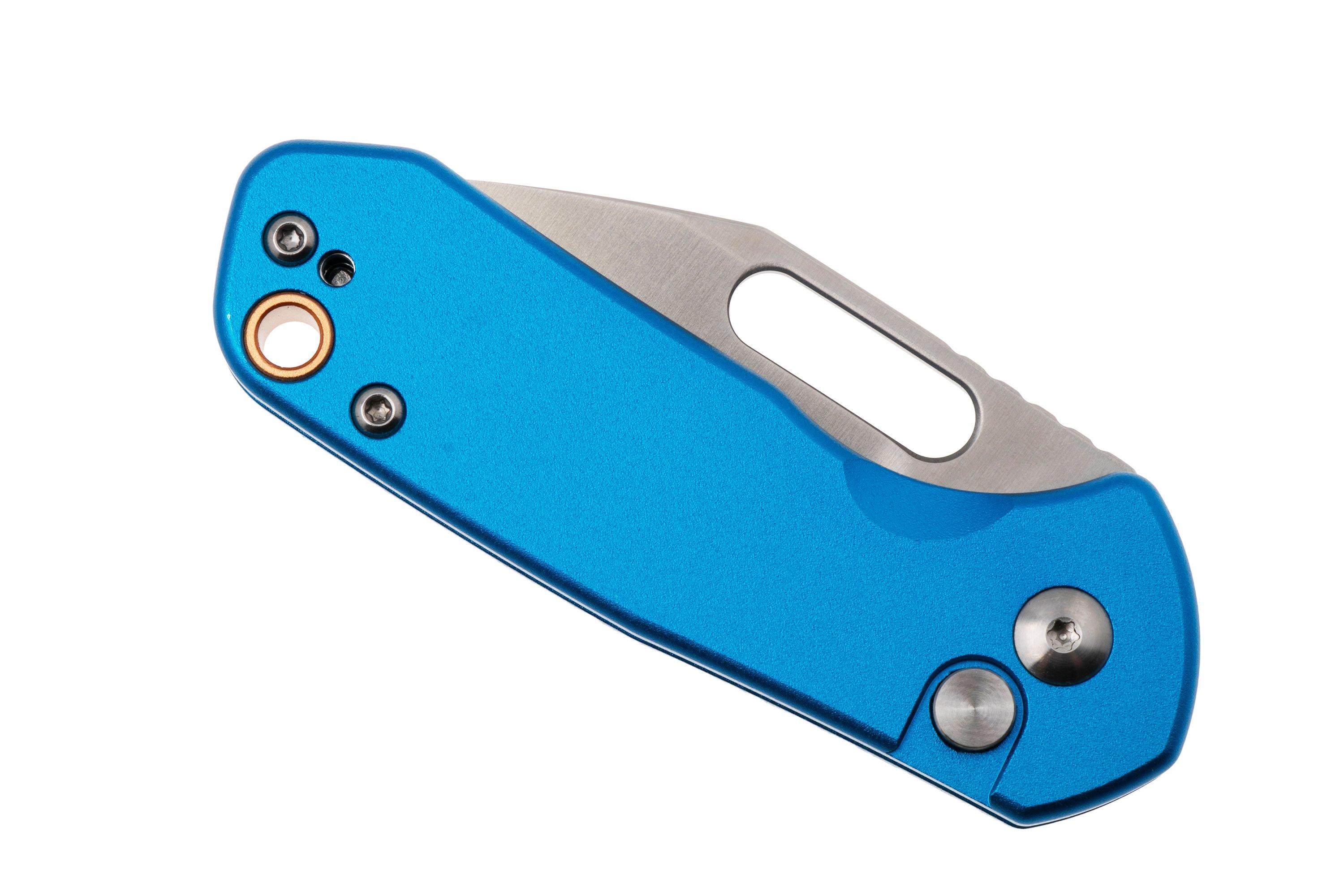 CJRB Mini Pyrite J1933-BU, Satin AR-RPM9, Blue Aluminium, pocket knife ...
