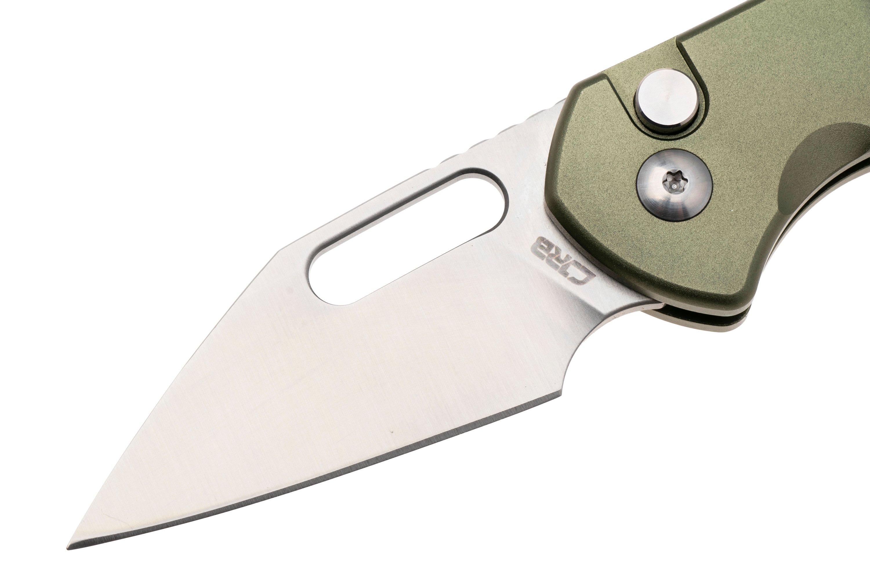 CJRB Mini Pyrite J1933-GN, Satin AR-RPM9, Green Aluminium, pocket knife ...