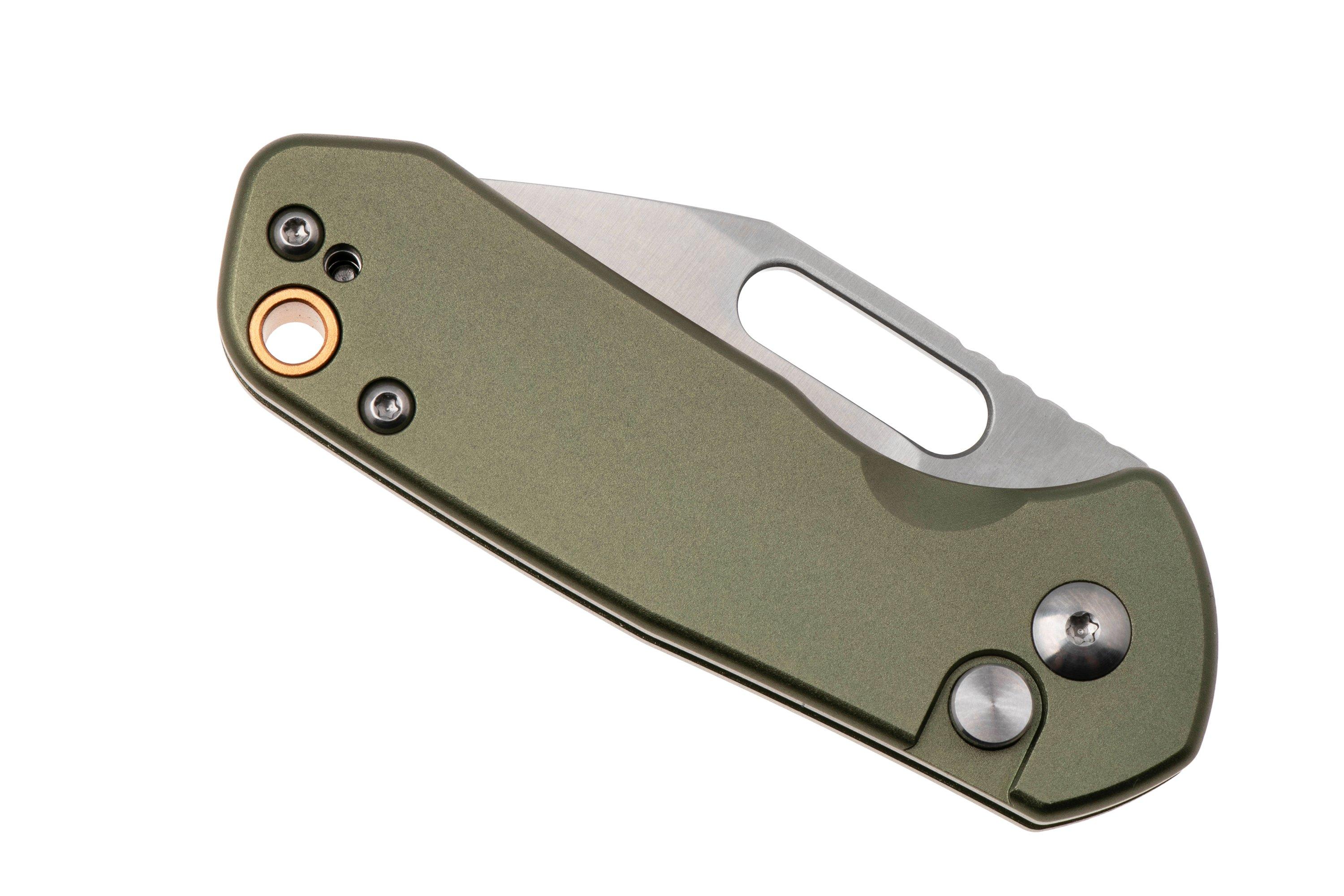CJRB Mini Pyrite J1933-GN, Satin AR-RPM9, Green Aluminium, pocket knife ...