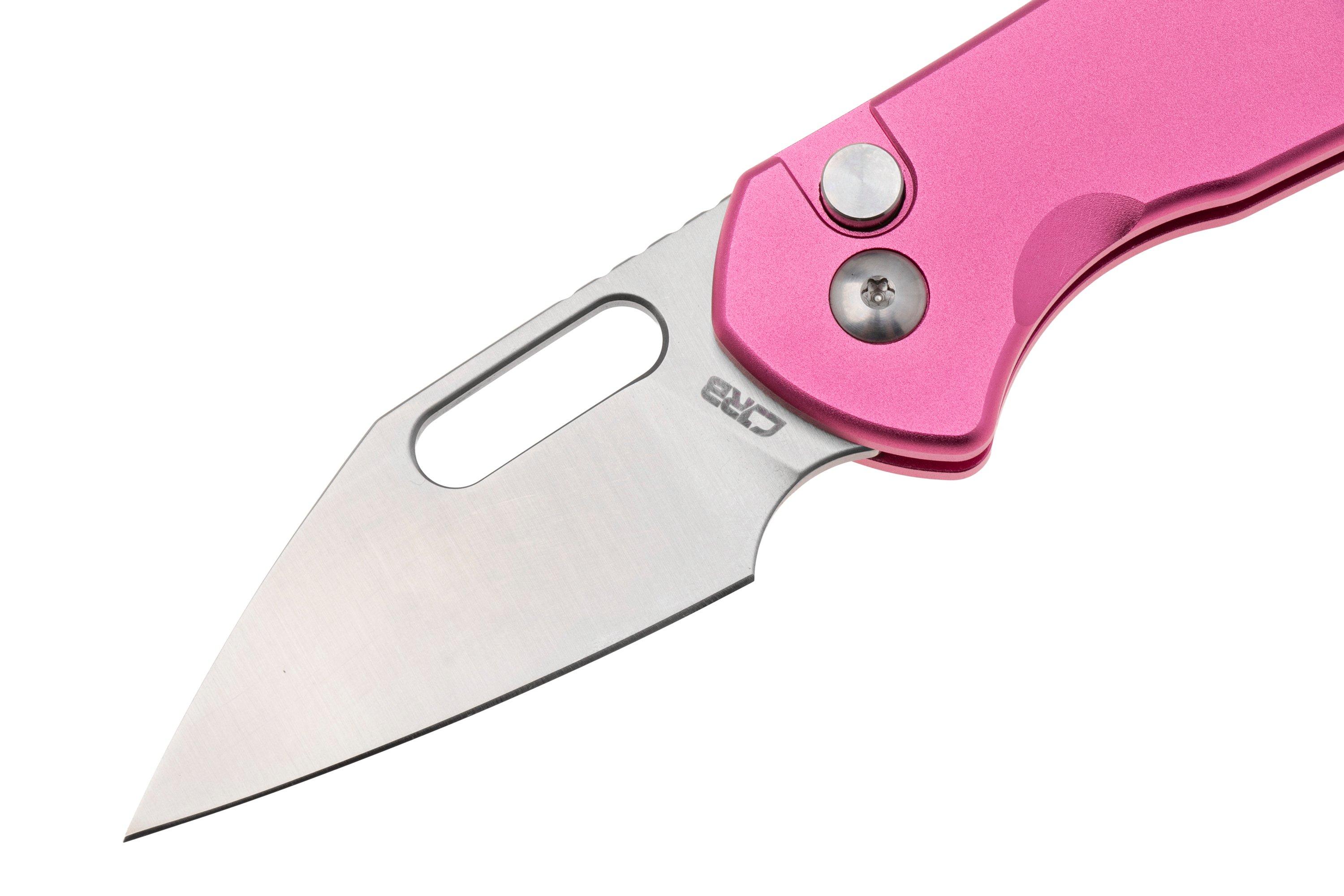 CJRB Mini Pyrite J1933-PK, Satin AR-RPM9, Pink Aluminium, pocket knife ...