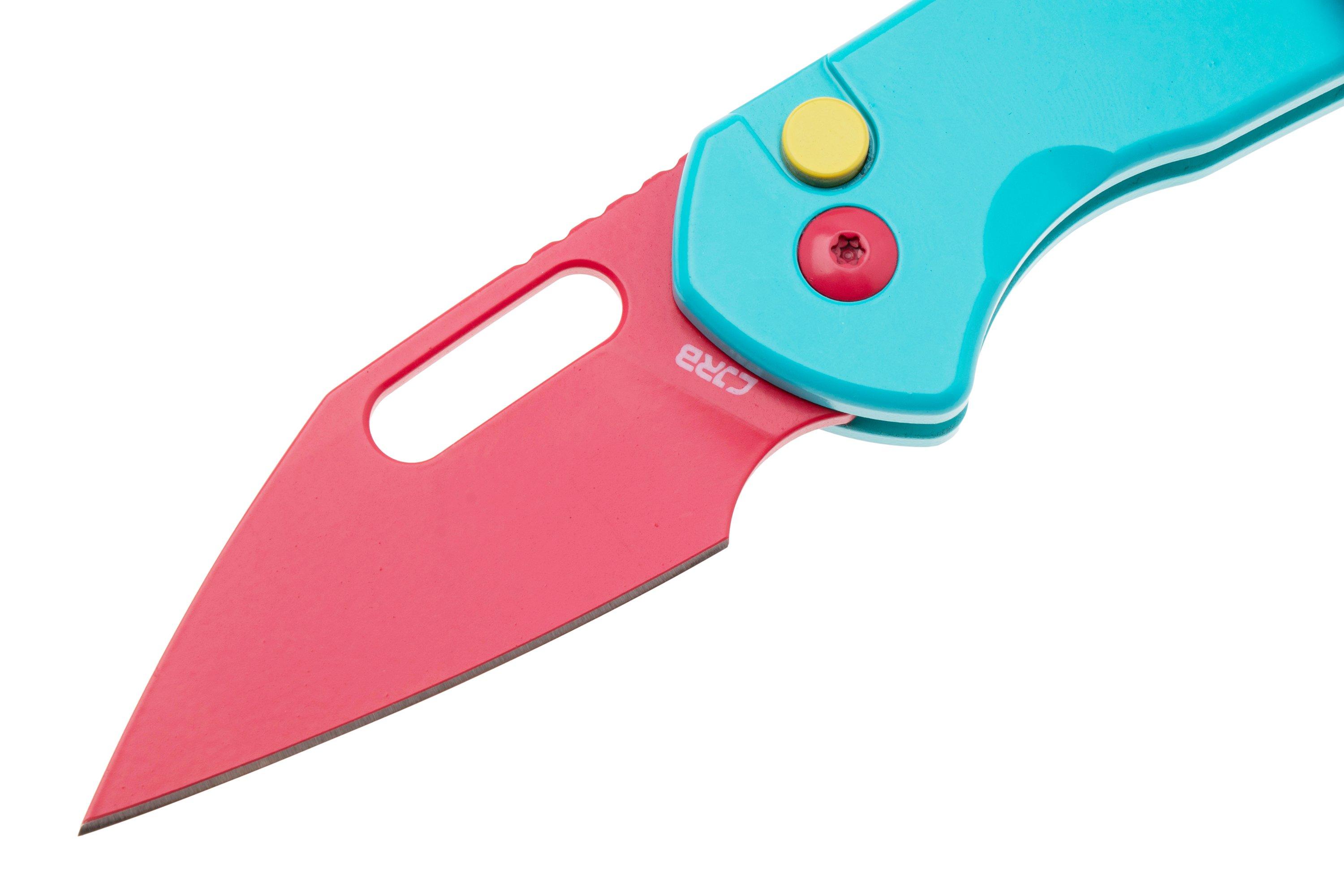 CJRB Mini Pyrite J1933-WEB, Red AR-RPM9, Blue Aluminium, pocket knife ...