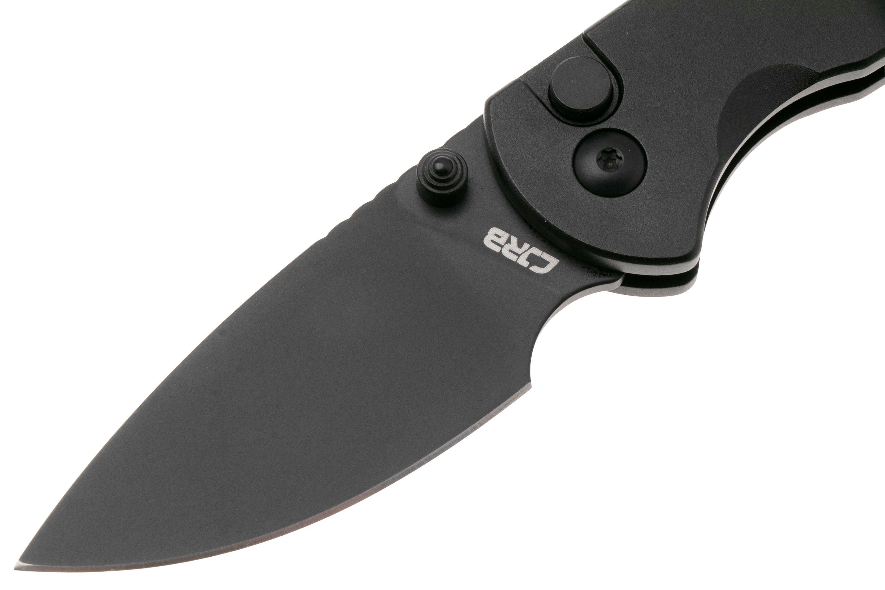 CJRB Mica J1934-BBK, PVD AR-RPM9, Black Aluminium, pocket knife ...