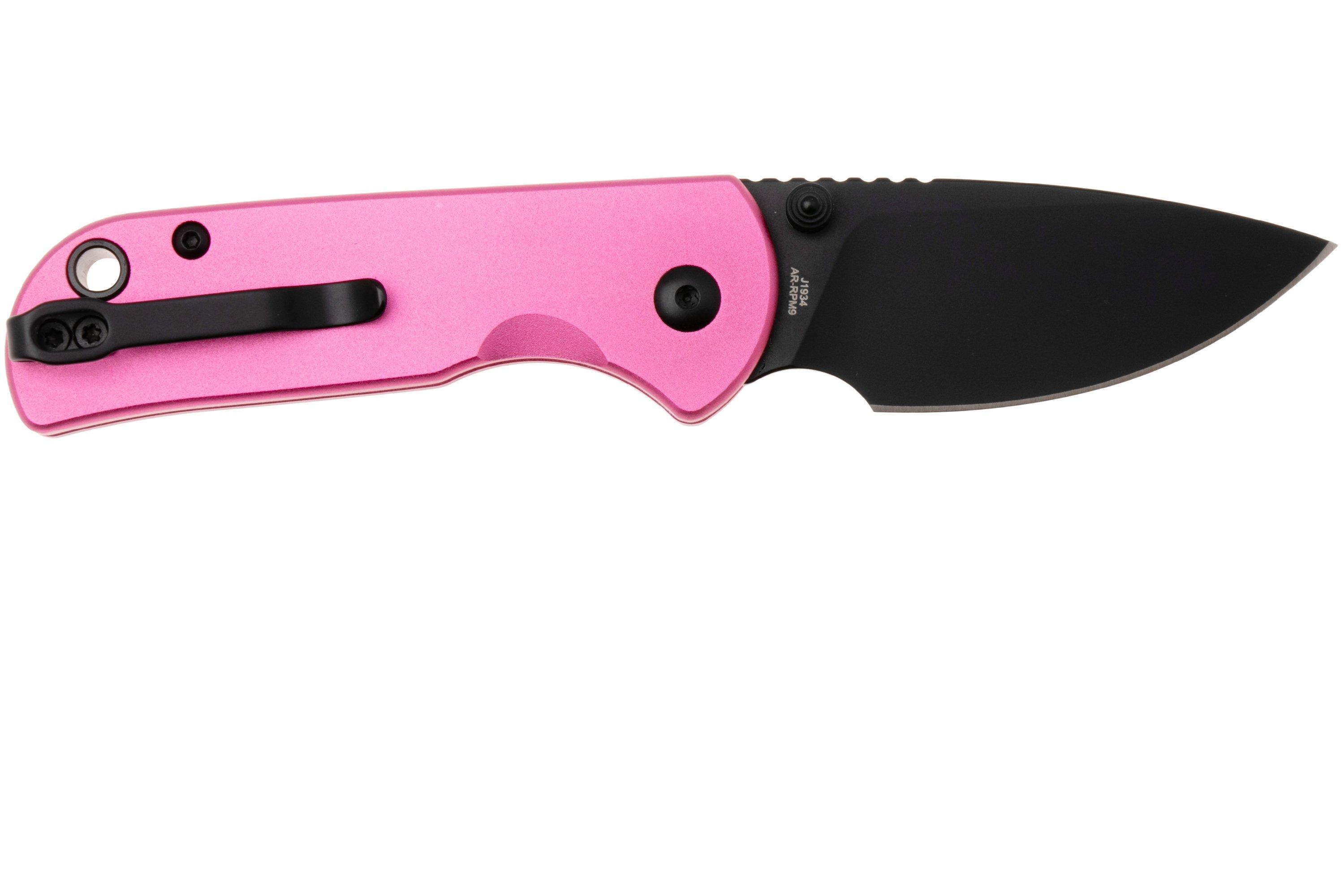 CJRB Mica J1934-BPK, PVD AR-RPM9, Pink Aluminium, pocket knife ...