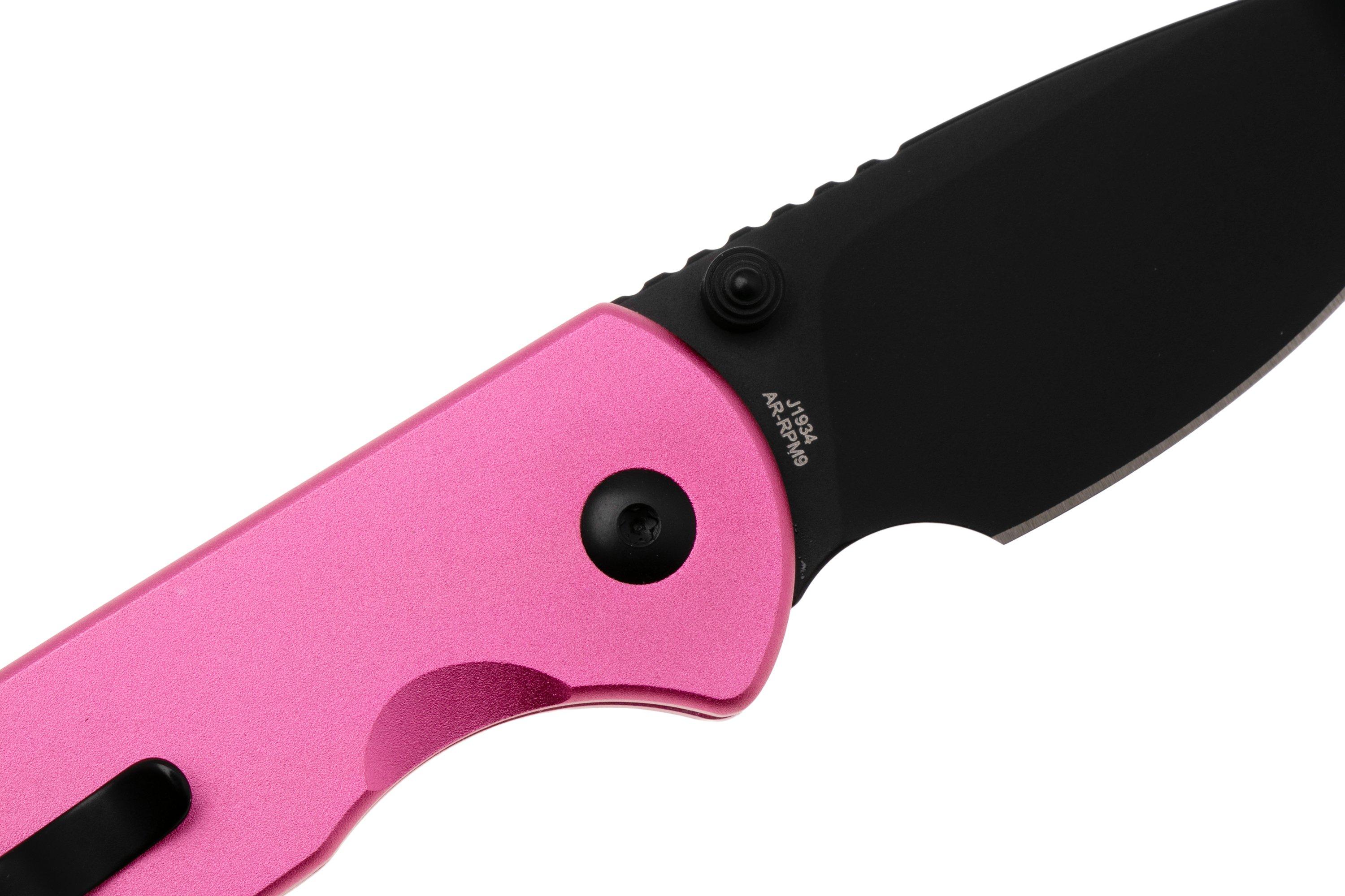 CJRB Mica J1934-BPK, PVD AR-RPM9, Pink Aluminium, pocket knife ...