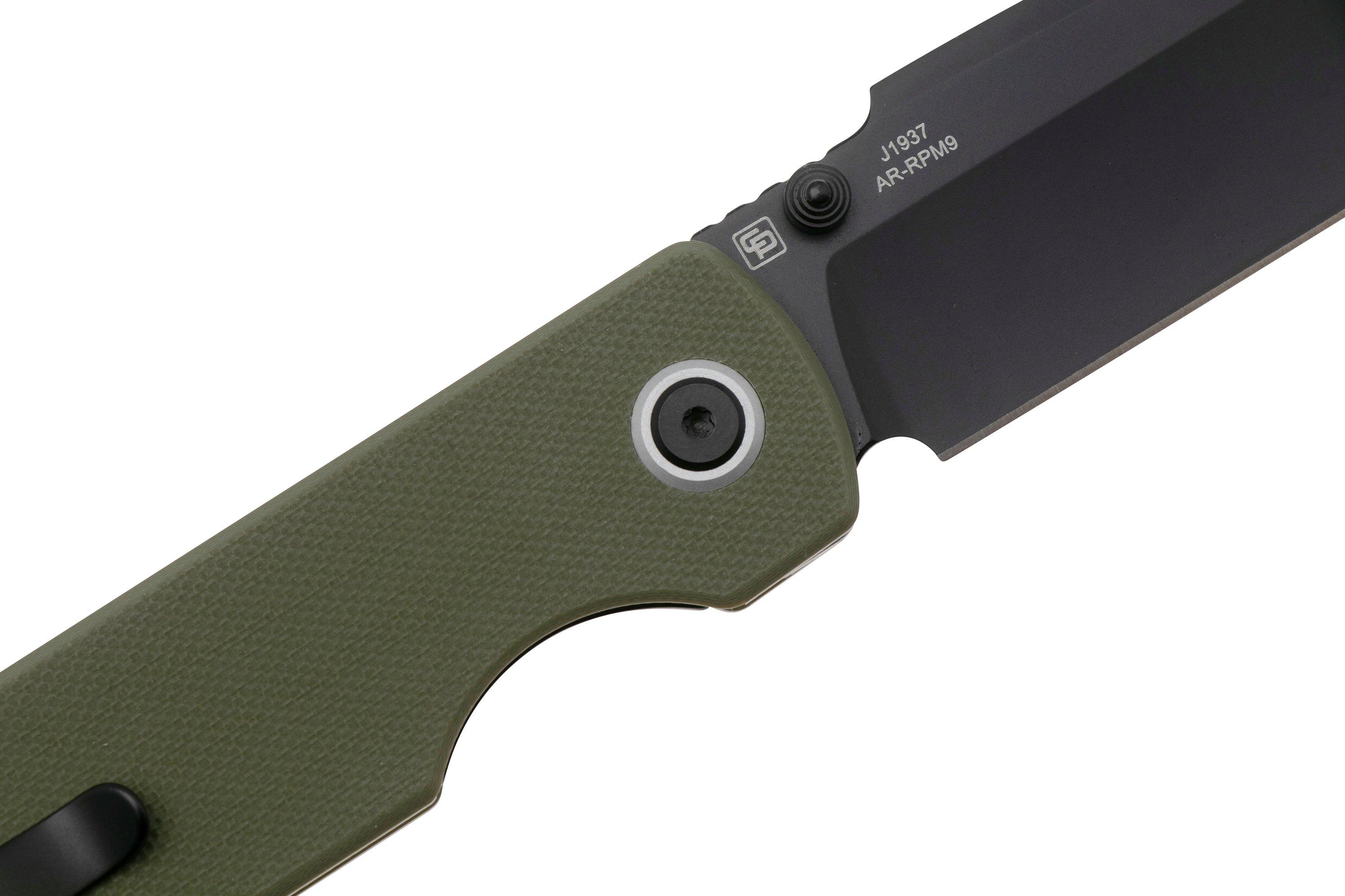 CJRB Nova J1937-BGN, PVD AR-RPM9, Green G10, pocket knife | Advantageously shopping at ...