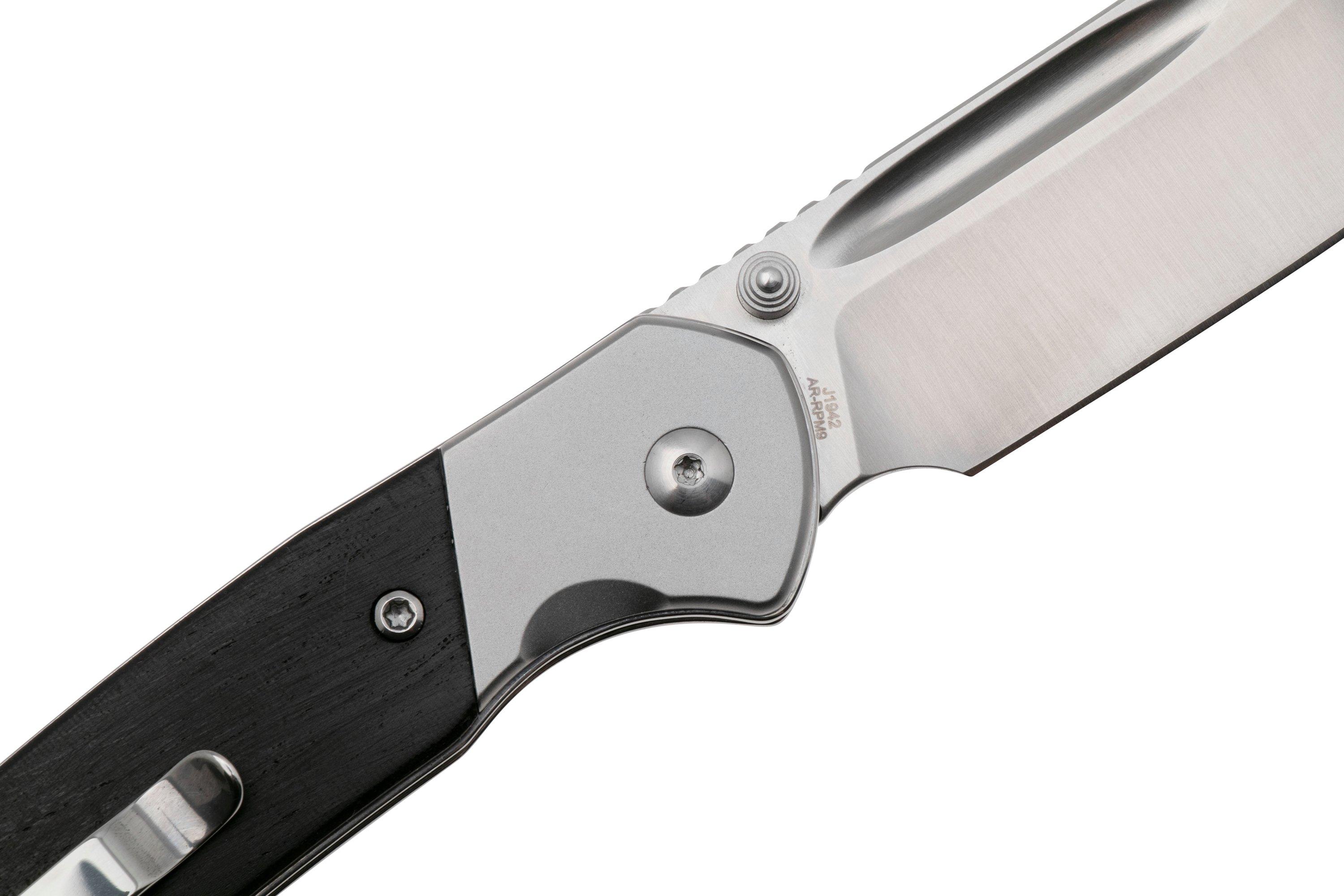 CJRB Pyrite Bowie J1942-EBN, Satin AR-RPM9, Ebony Wood, Steel Bolster ...