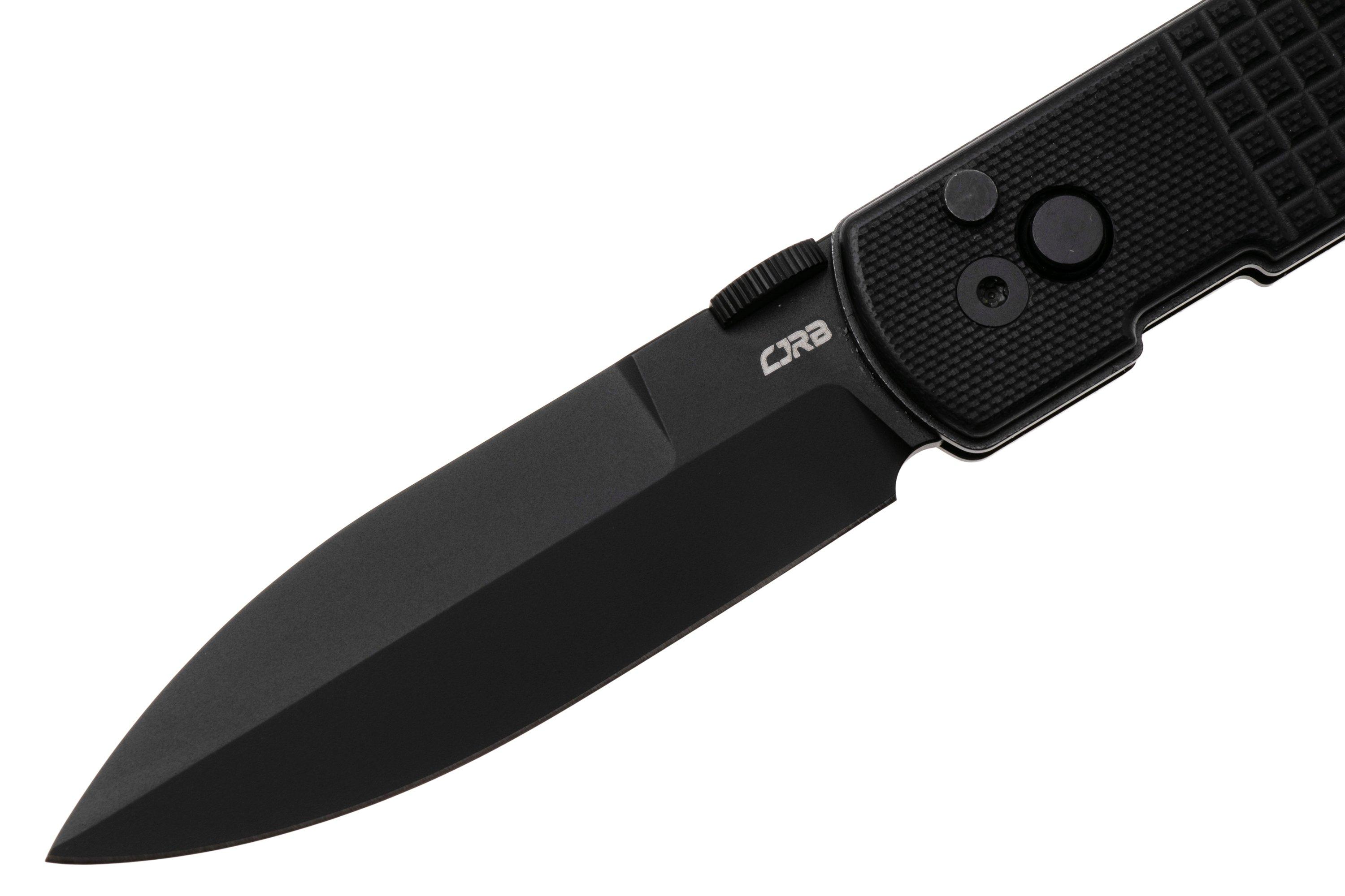 CJRB Locust J1951-BBK PVD AR-RPM9, Black G10, pocket knife ...