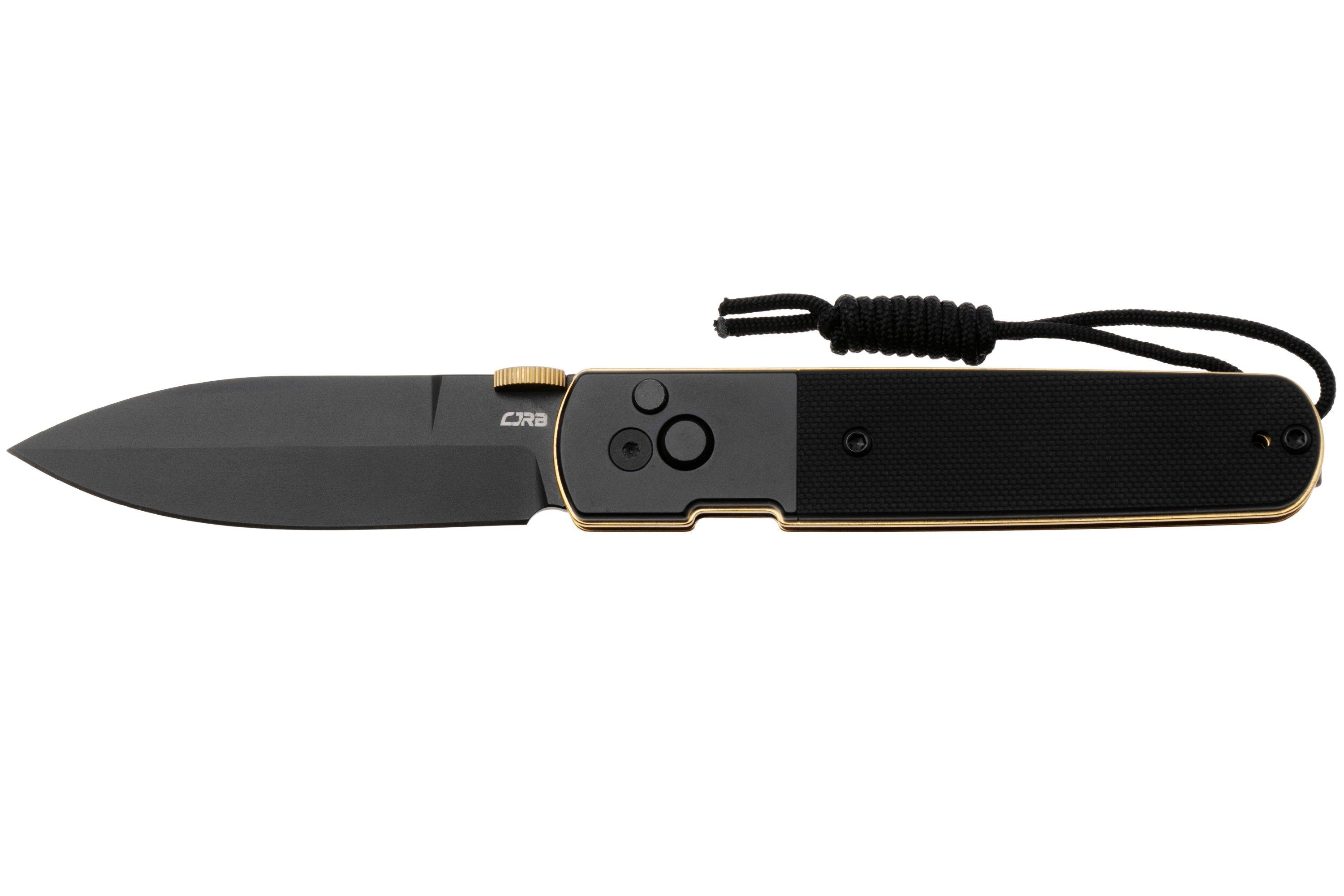 CJRB Locust J1951-BG PVD AR-RPM9, Black Aluminium Black G10, pocket ...