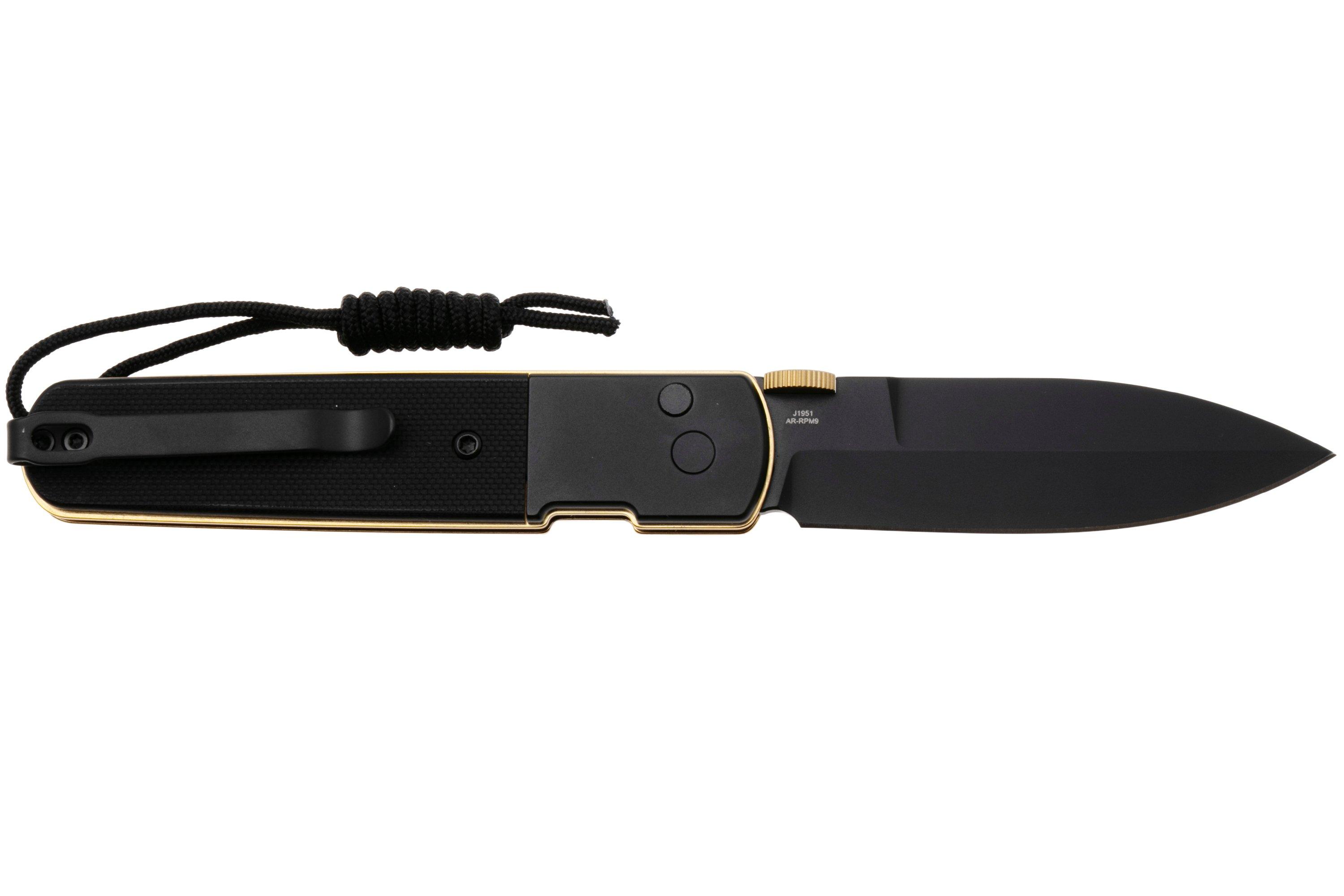 CJRB Locust J1951-BG PVD AR-RPM9, Black Aluminium Black G10, pocket ...