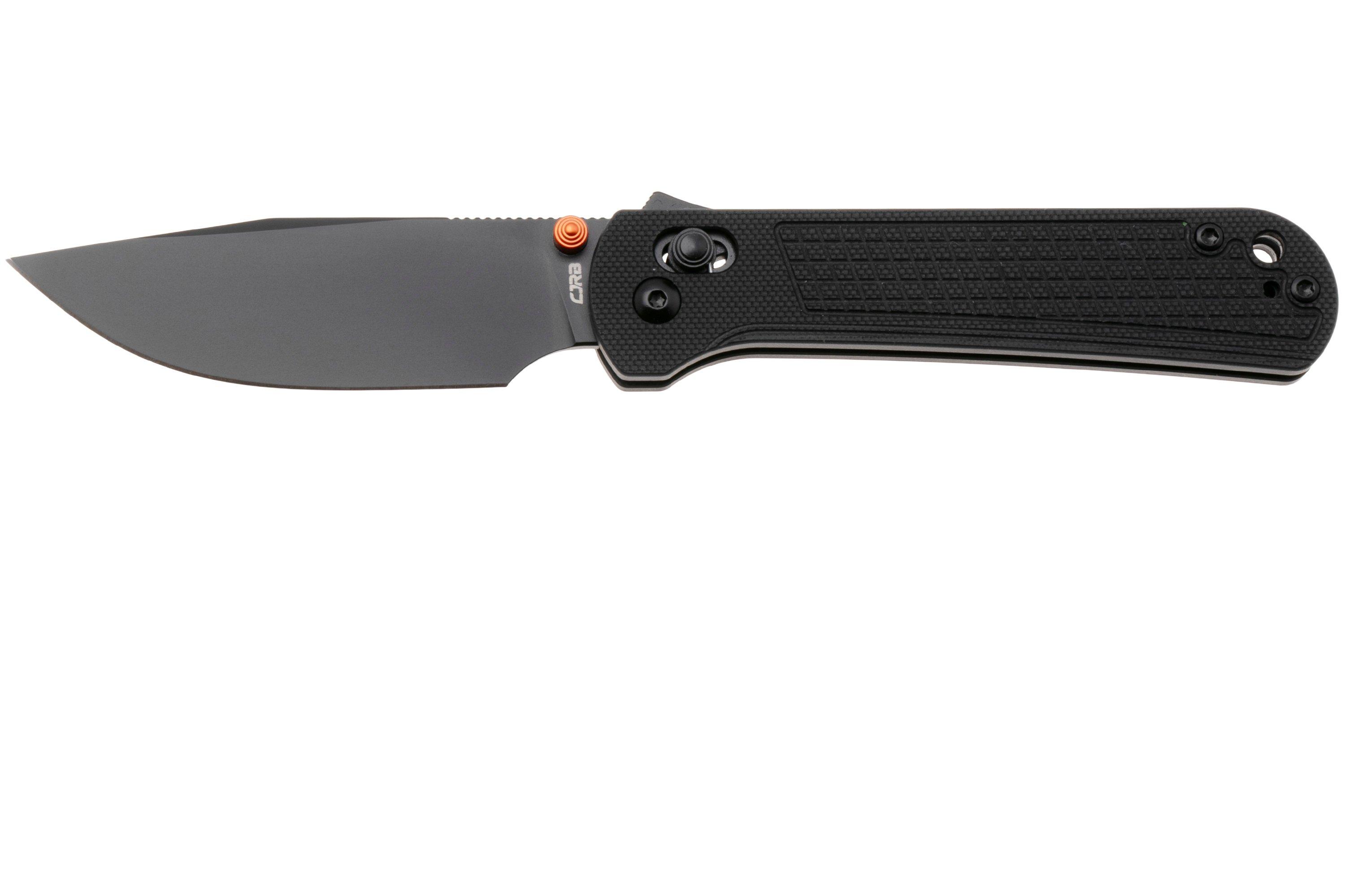 CJRB Bolt J1960-BBK PVD AR-RPM9, Black G10, pocket knife | Advantageously shopping at ...