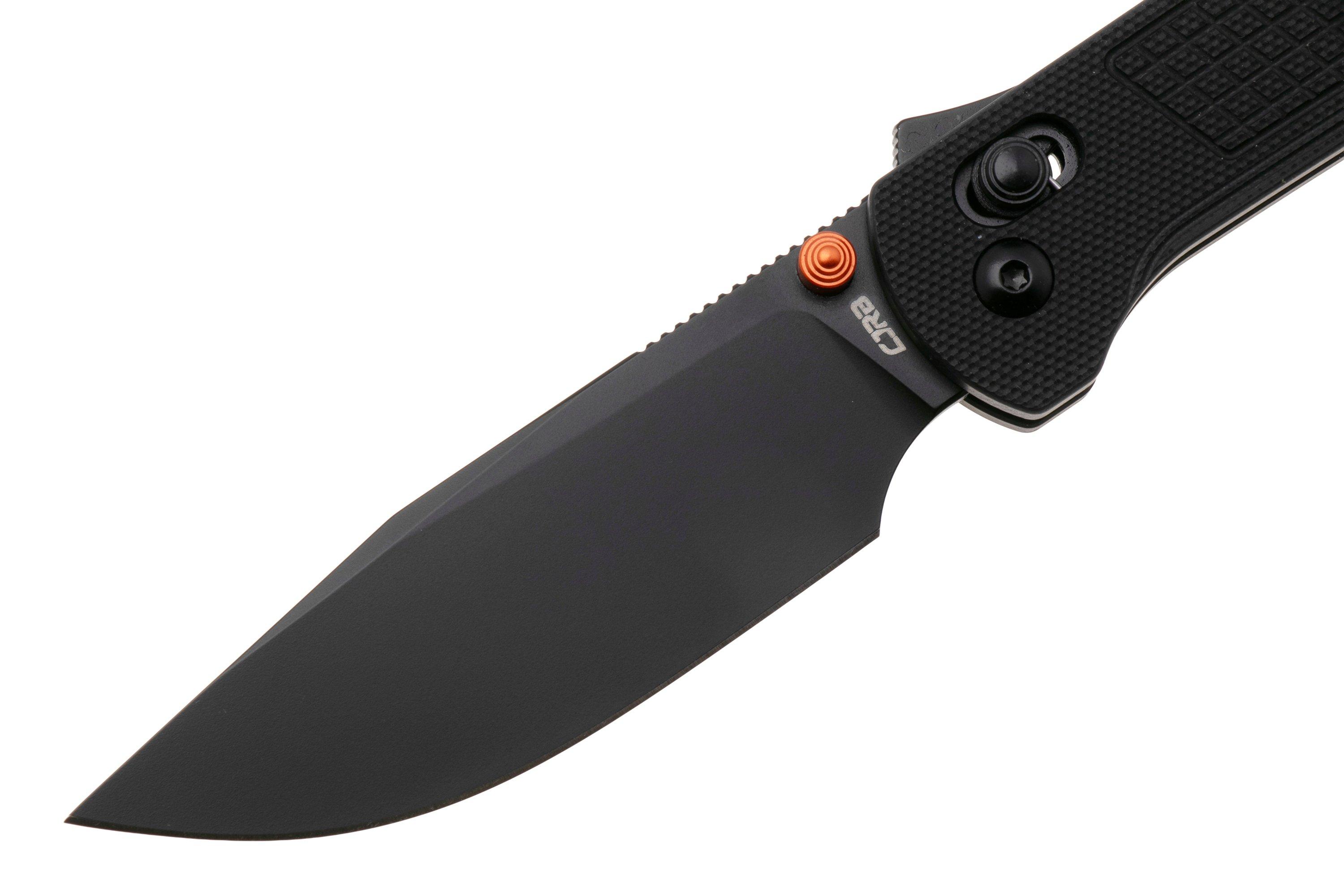 CJRB Bolt J1960-BBK PVD AR-RPM9, Black G10, pocket knife ...