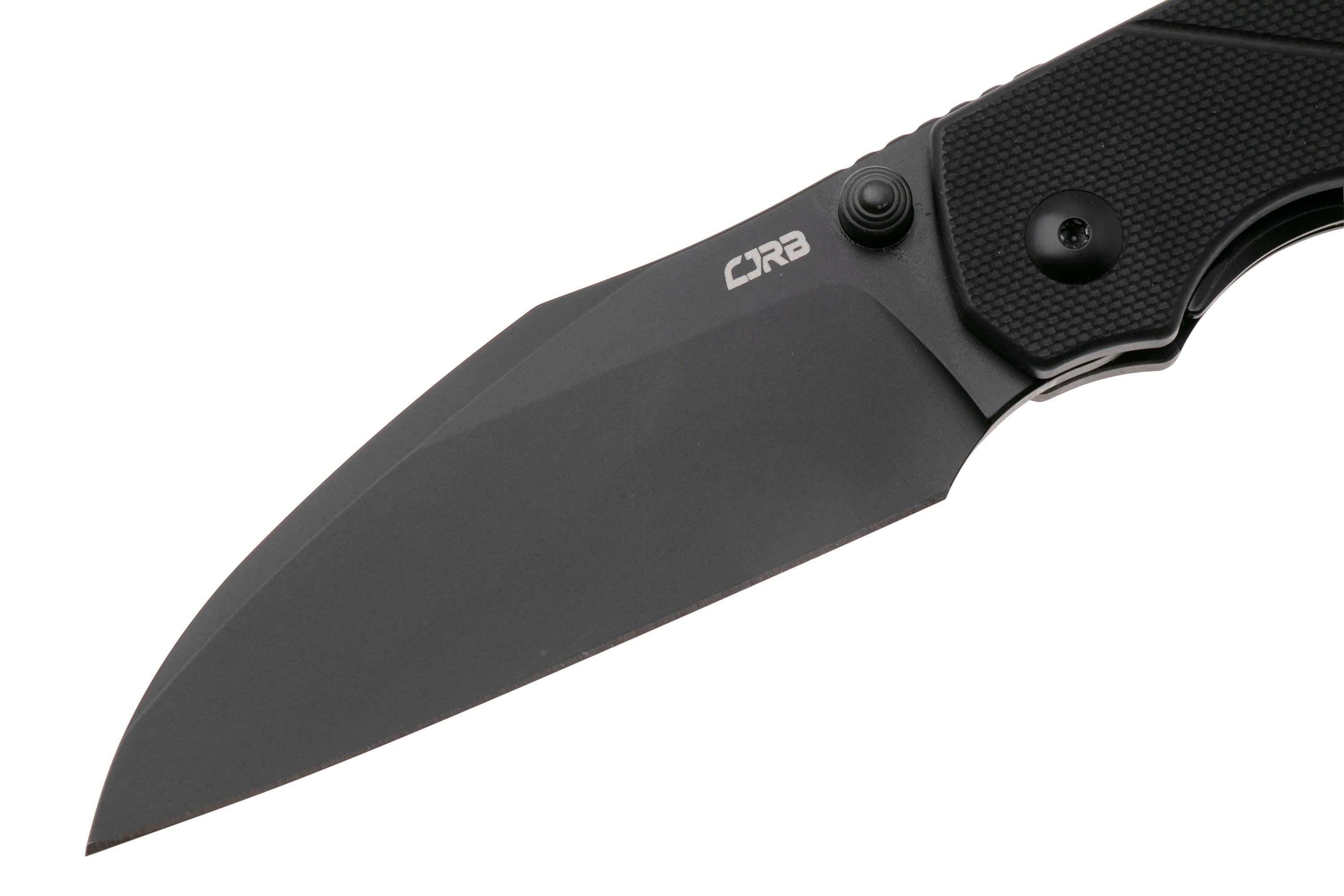 CJRB Kestrel J1962-BBK PVD AR-RPM9, Black G10, pocket knife, Ray ...