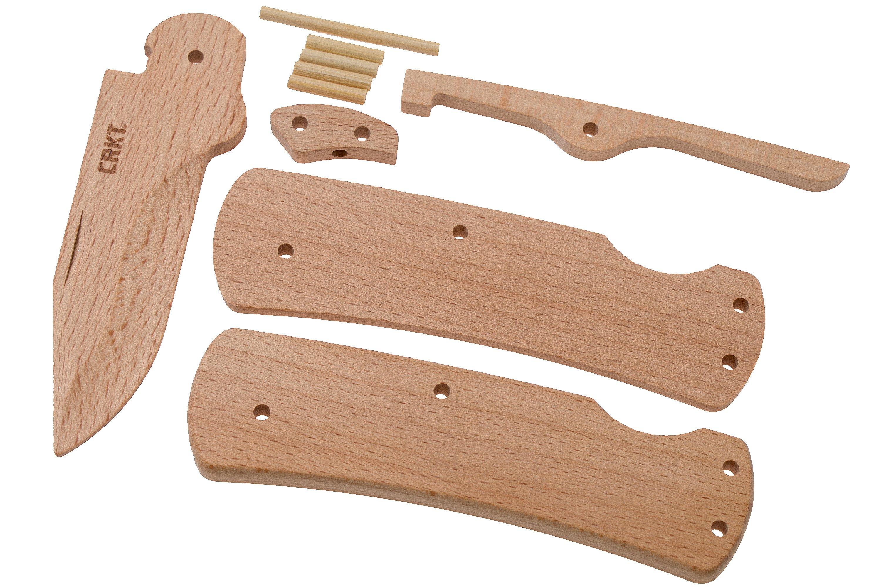 CRKT Nathan’s Knife Kit 1032 DIT kit coltello da tasca in legno | Fare ...