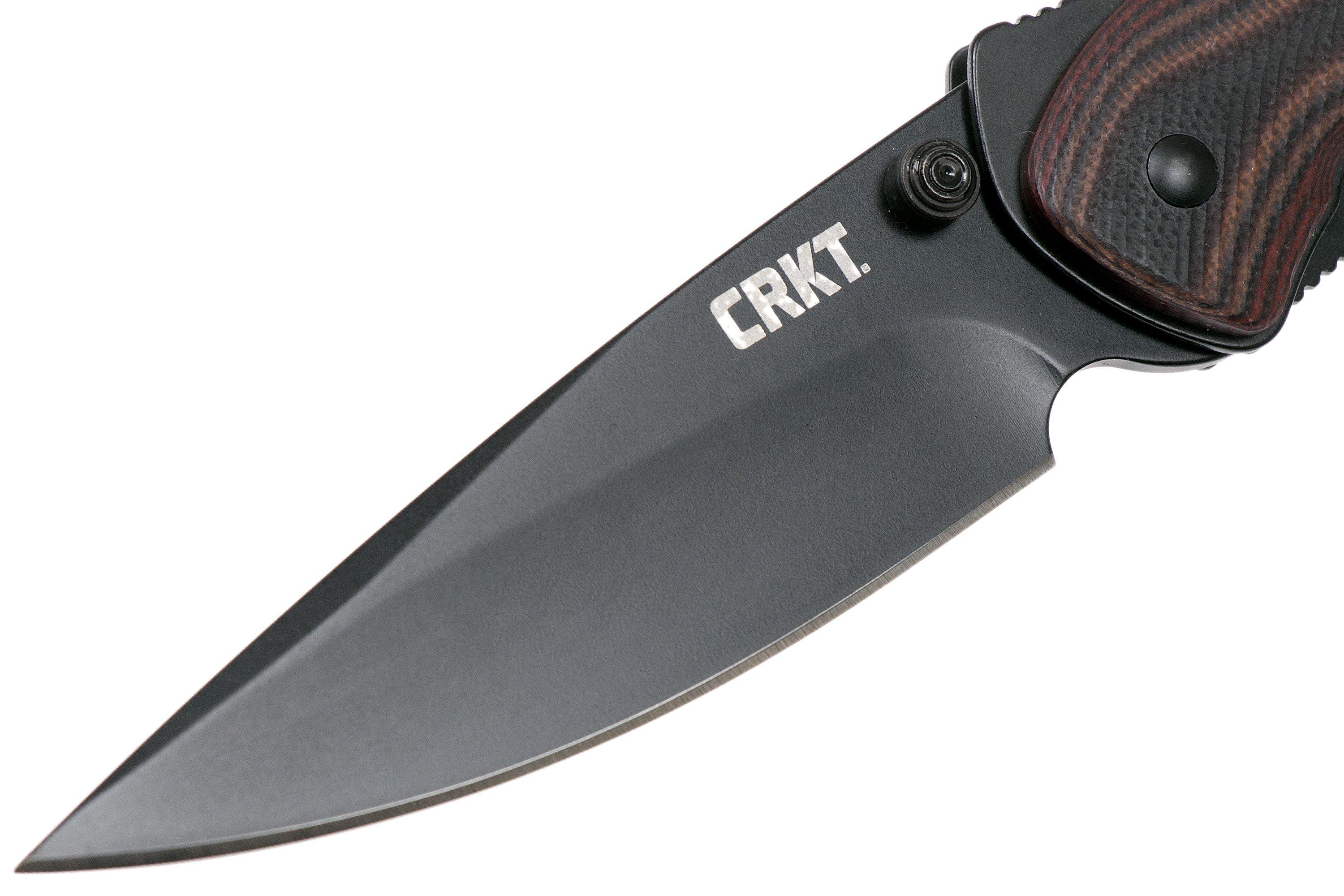 CRKT Endorser 1105K Black pocket knife, Matthew Lerch design ...