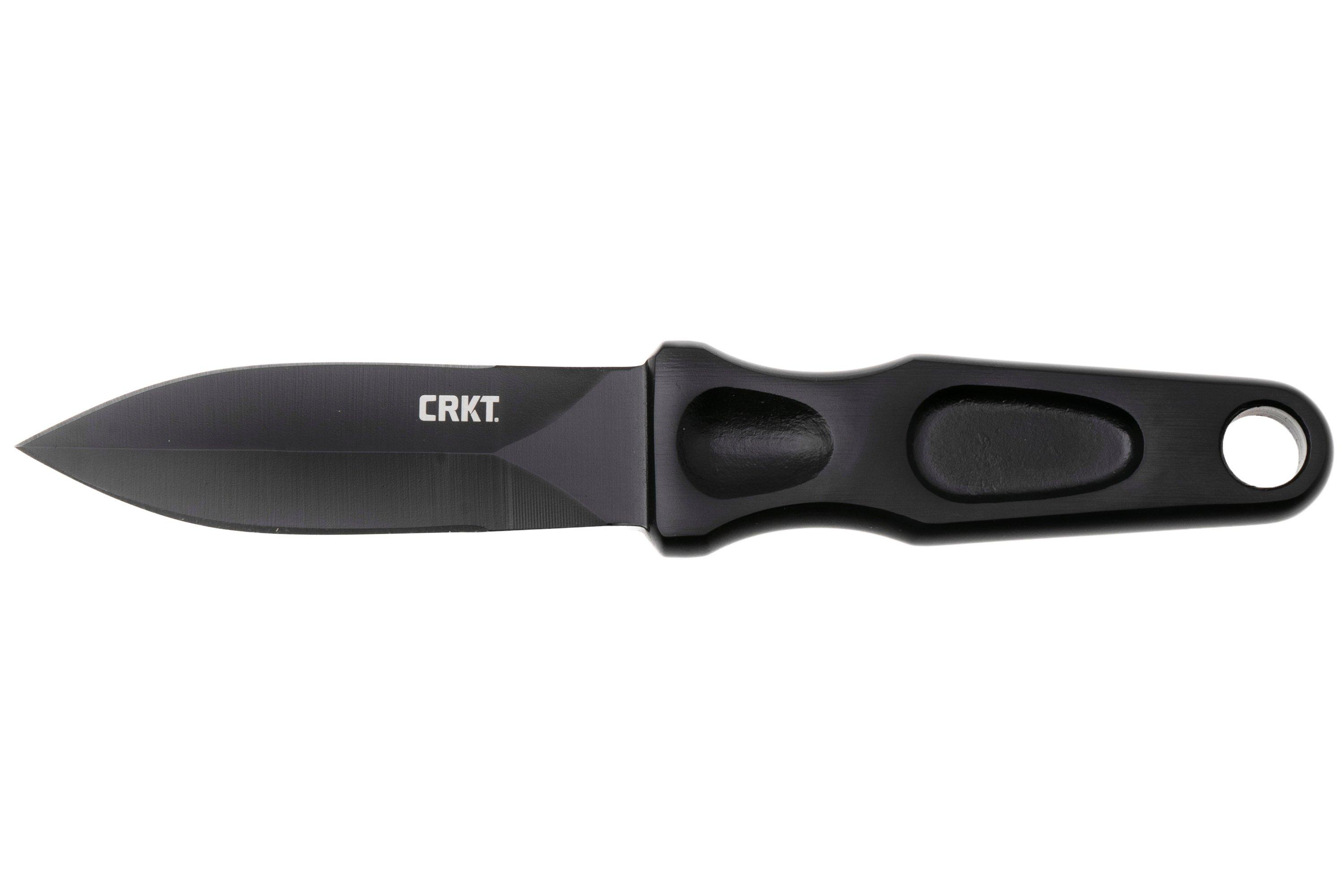 CRKT 2020 Sting, Black 1055 Carbon Steel, boot knife | Advantageously ...