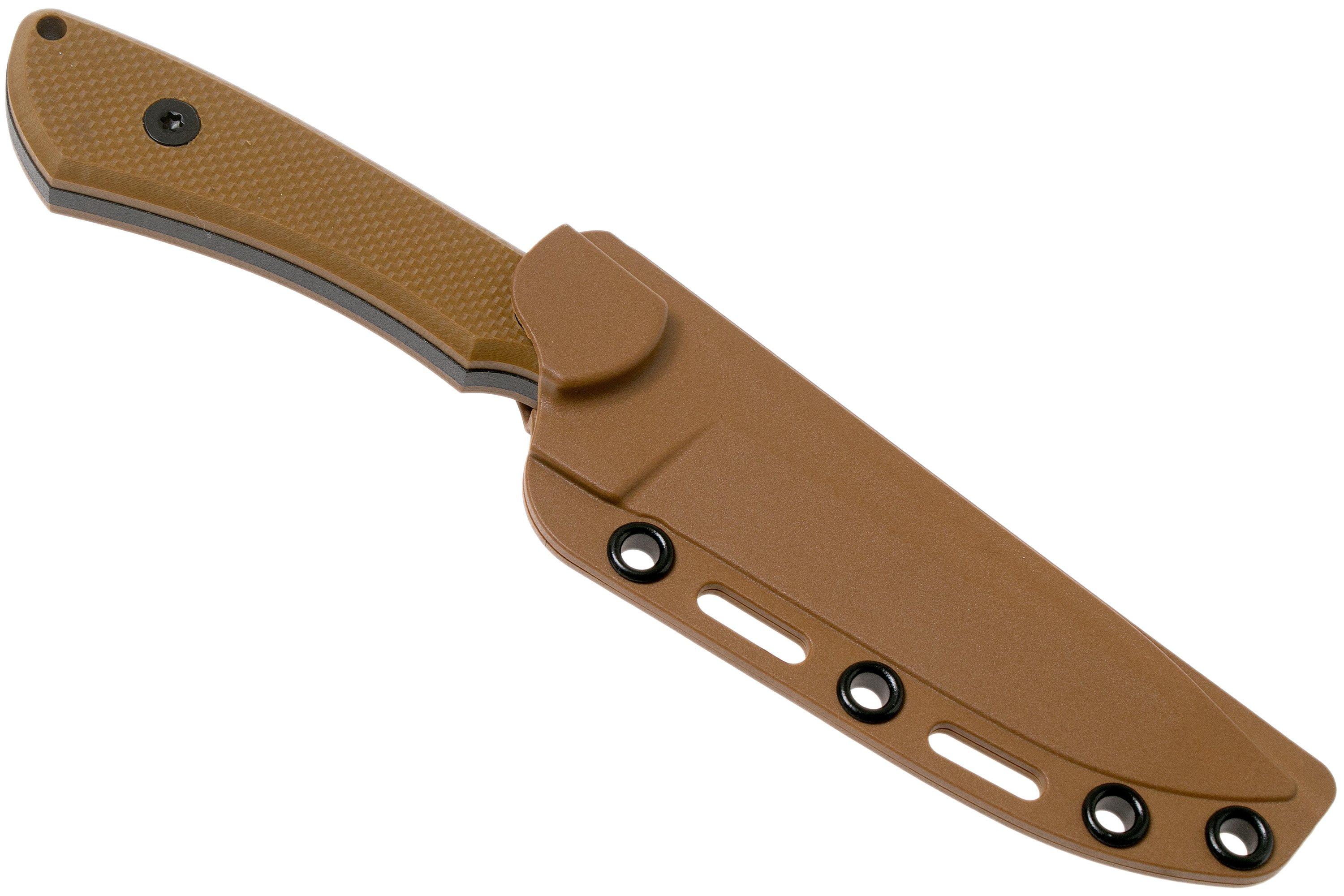 CRKT Ramadi Coyote Brown 2083 fixed knife, Darrin William Sirois design ...