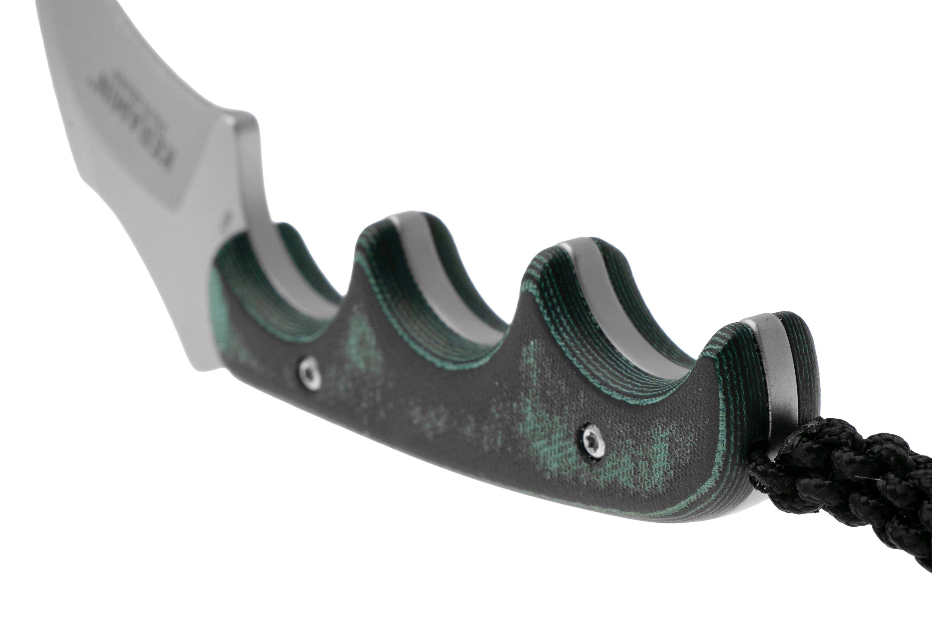 CRKT Keramin, Green Black, 2389 neck knife, Alan Folts design ...