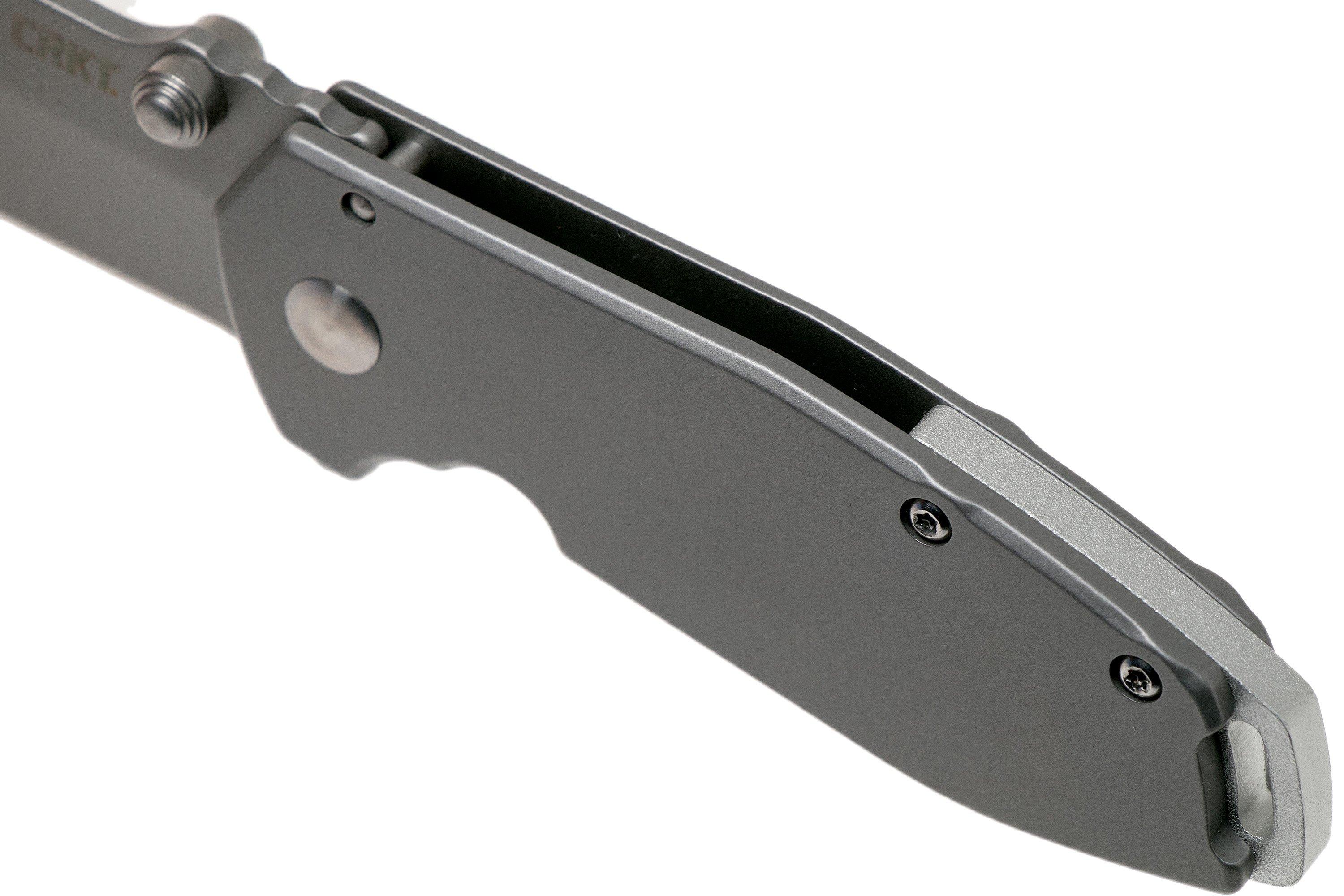 CRKT Squid Assisted 2492 Bead Blast zakmes, Lucas Burnley design ...