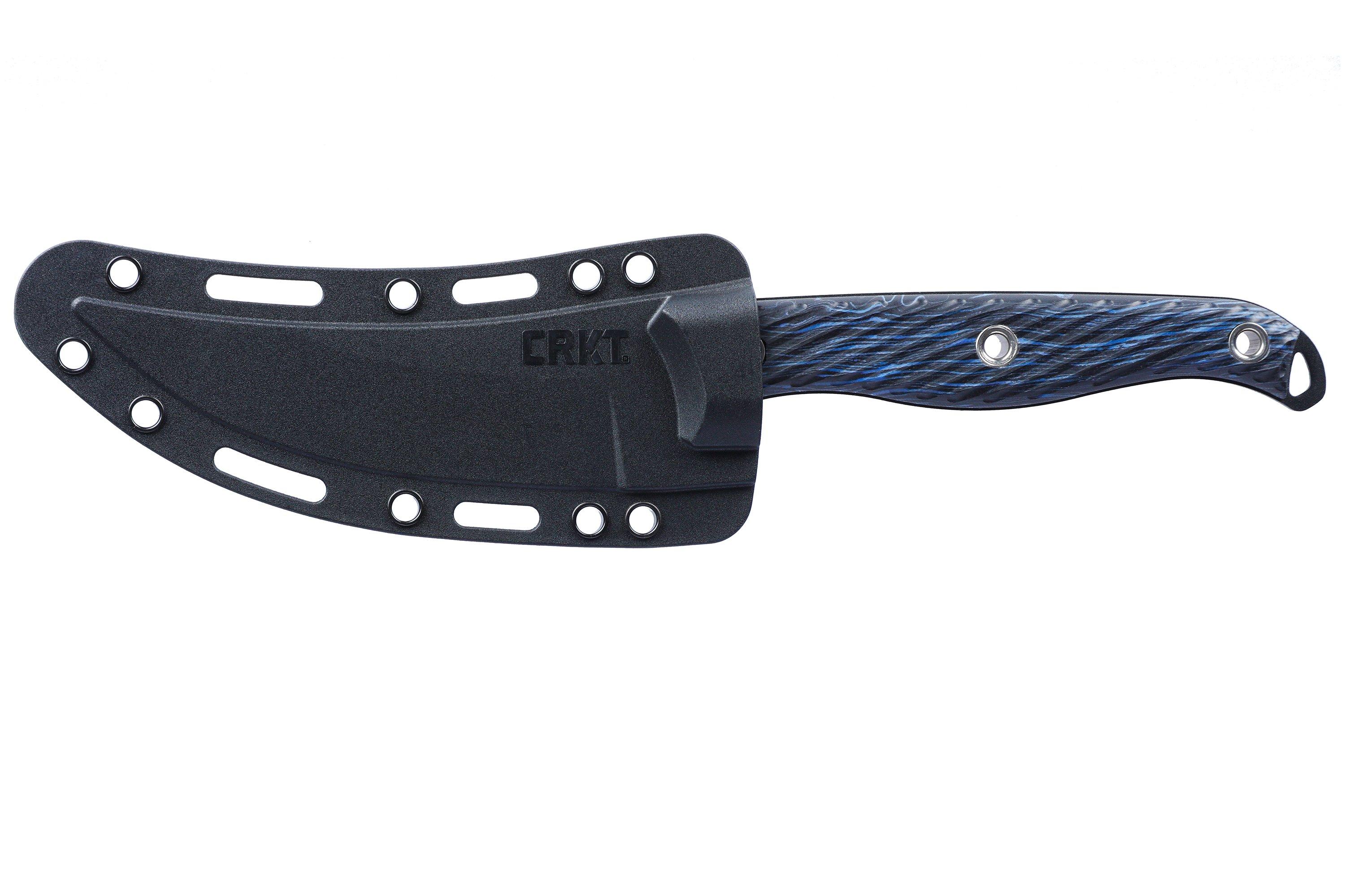 CRKT Clever Girl, Veff Serrations 2709B Blue Black G10 feststehendes ...