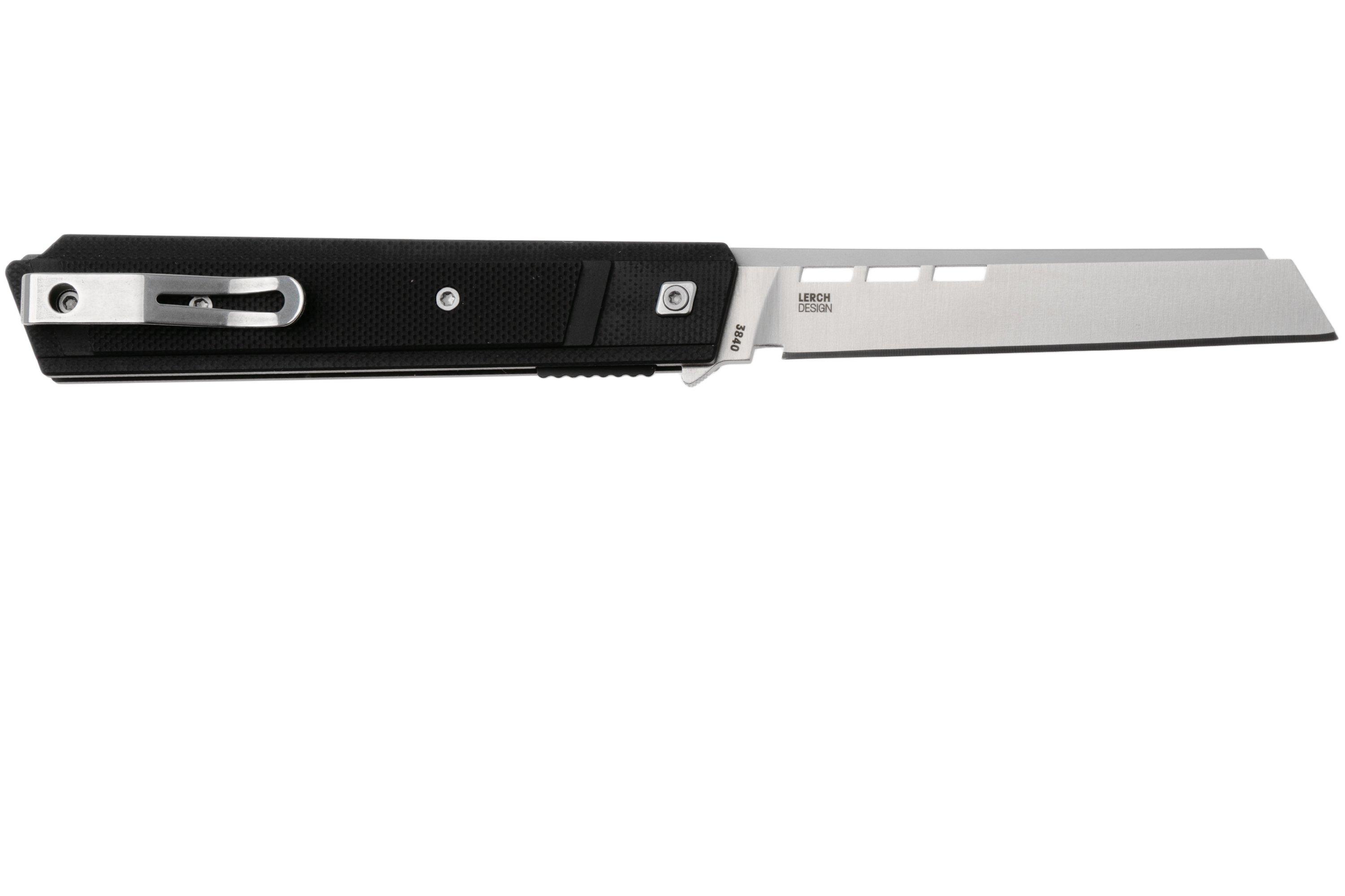 CRKT Zephyr 3840 Satin D2, Black G10, zakmes, Matthew Lerch design ...