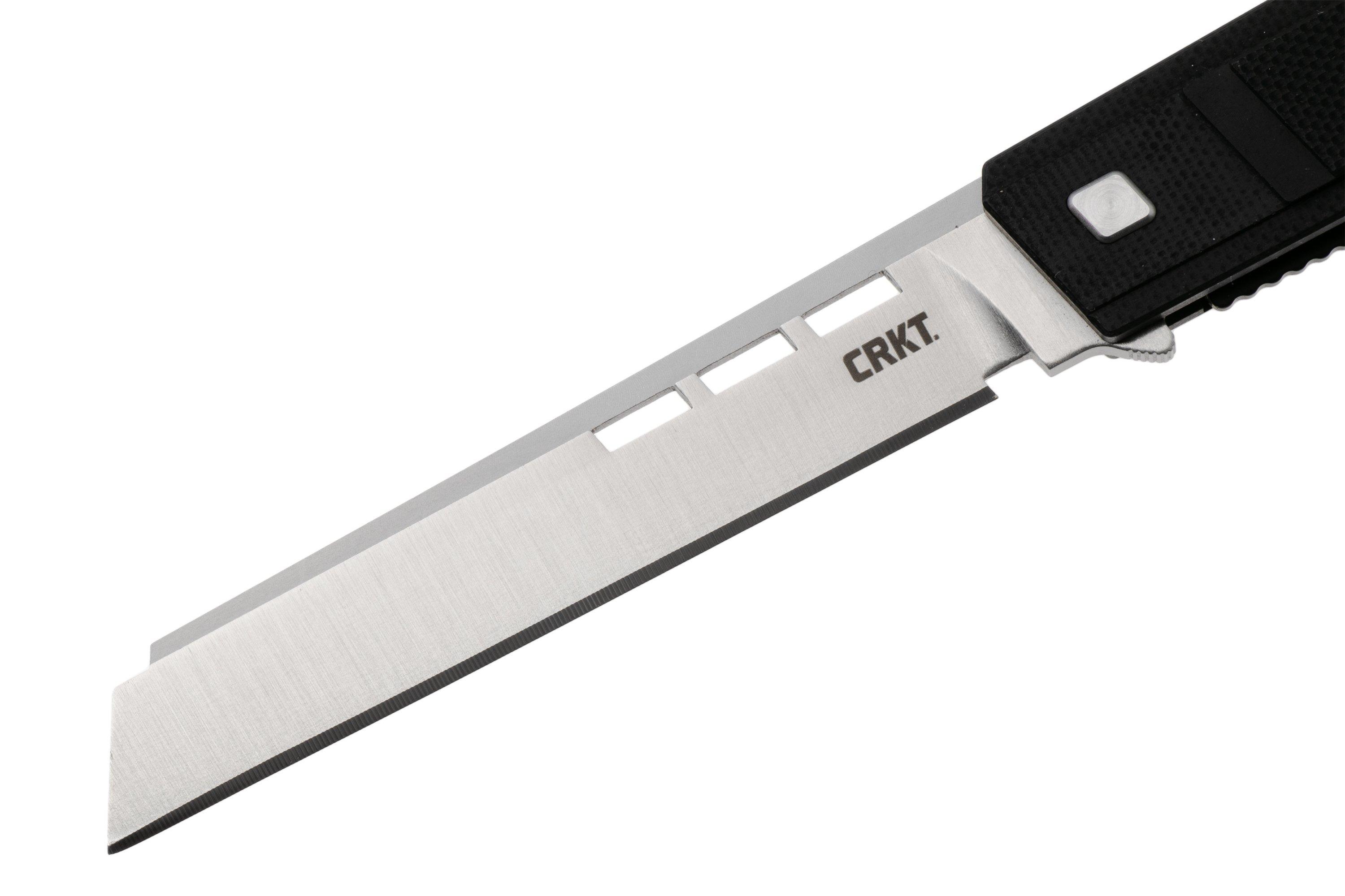 CRKT Zephyr 3840 Satin D2, Black G10, zakmes, Matthew Lerch design ...