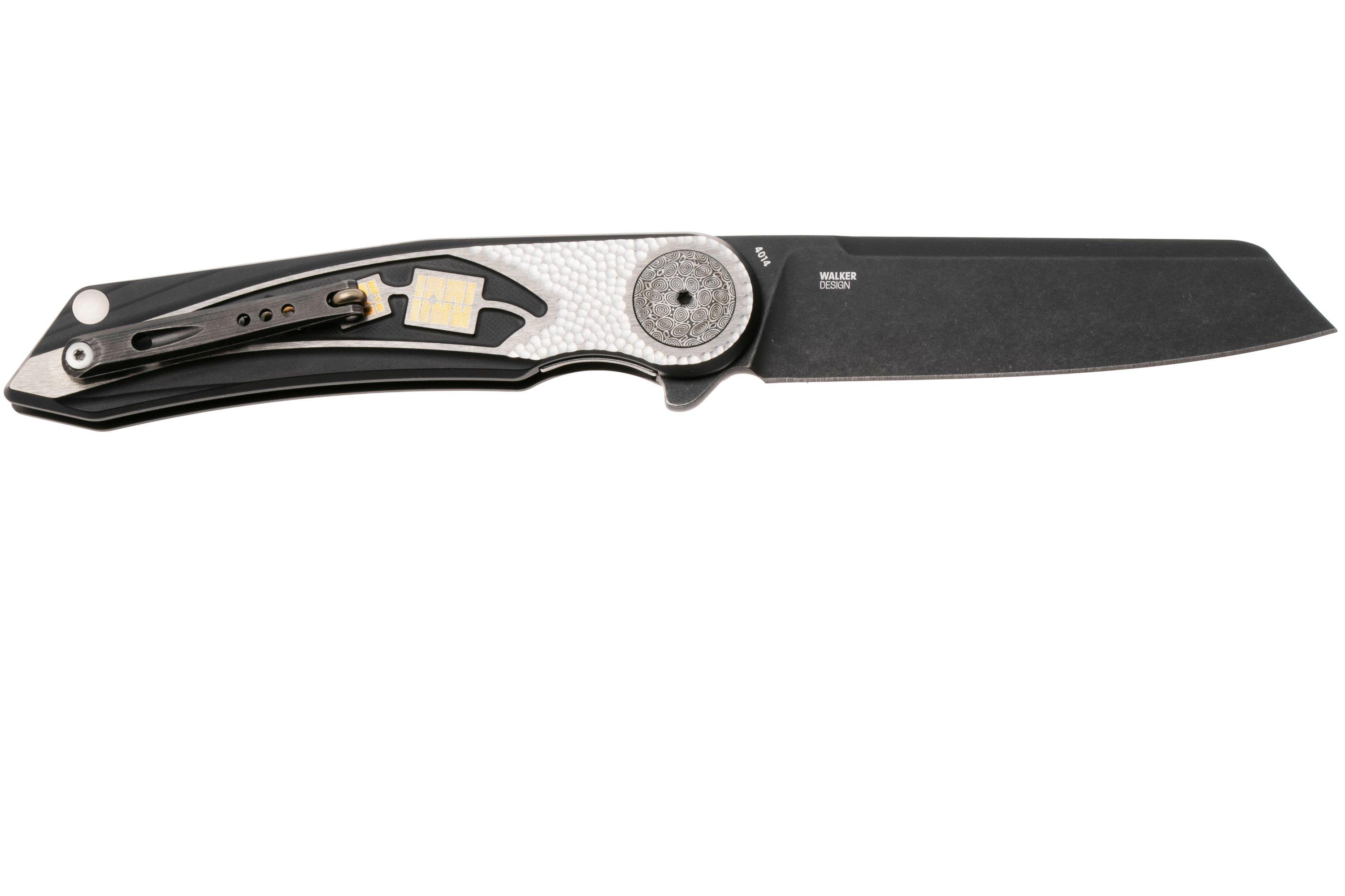 CRKT Fortuitous 4014 Blackwashed MagnaCut, Black Titanium, coltello da ...