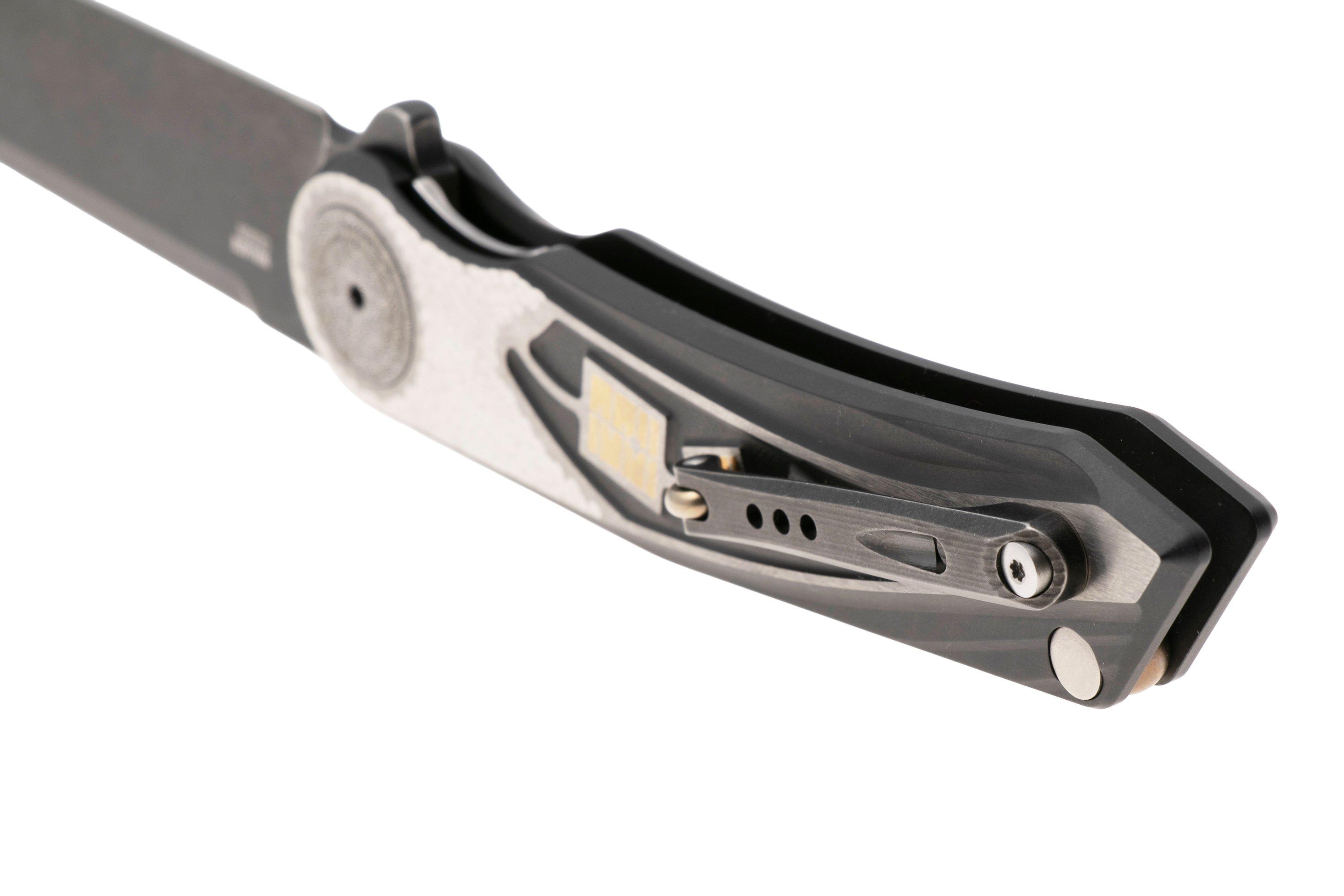 CRKT Fortuitous 4014 Blackwashed MagnaCut, Black Titanium, zakmes ...