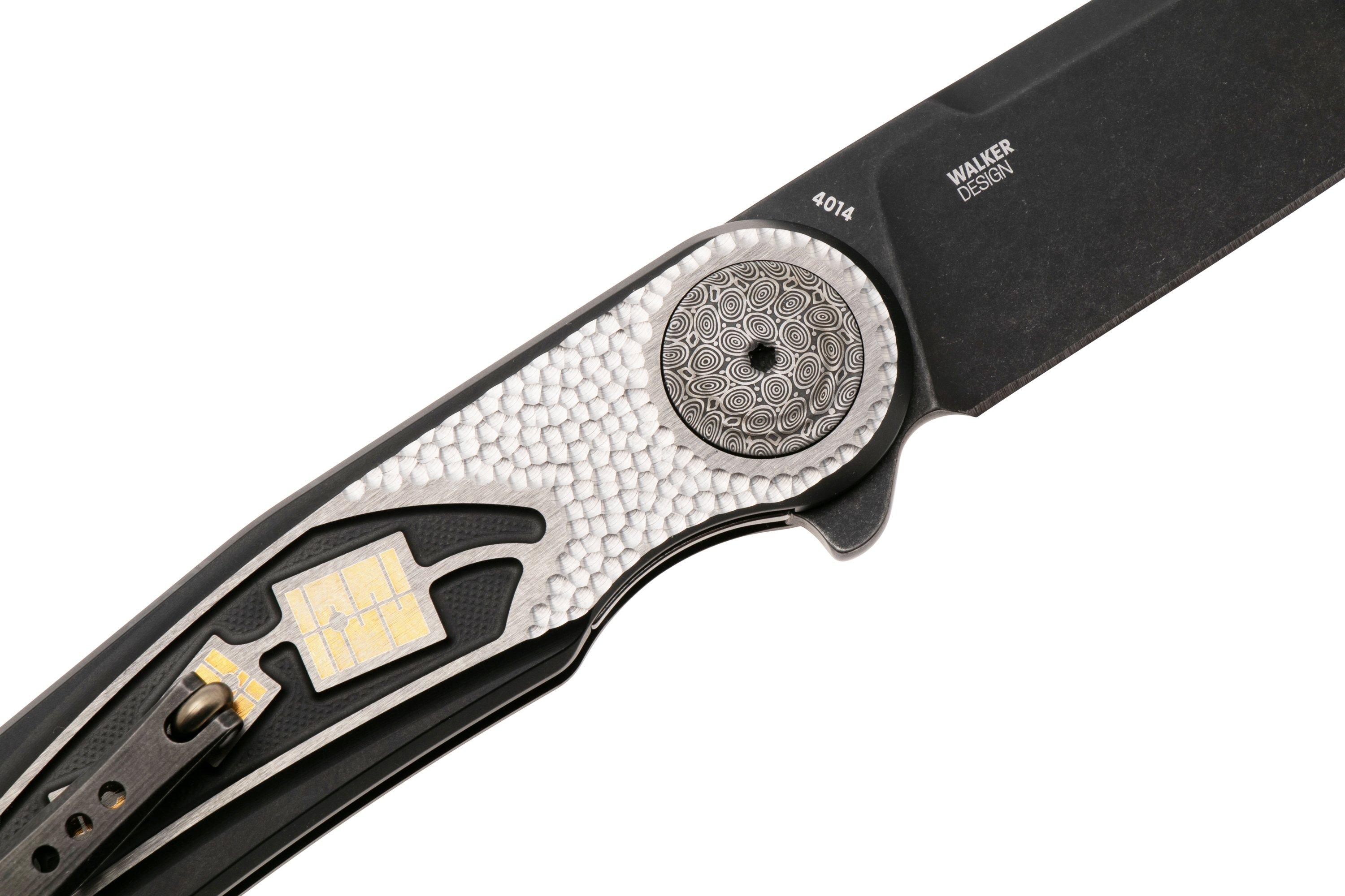 CRKT Fortuitous 4014 Blackwashed MagnaCut, Black Titanium, coltello da ...