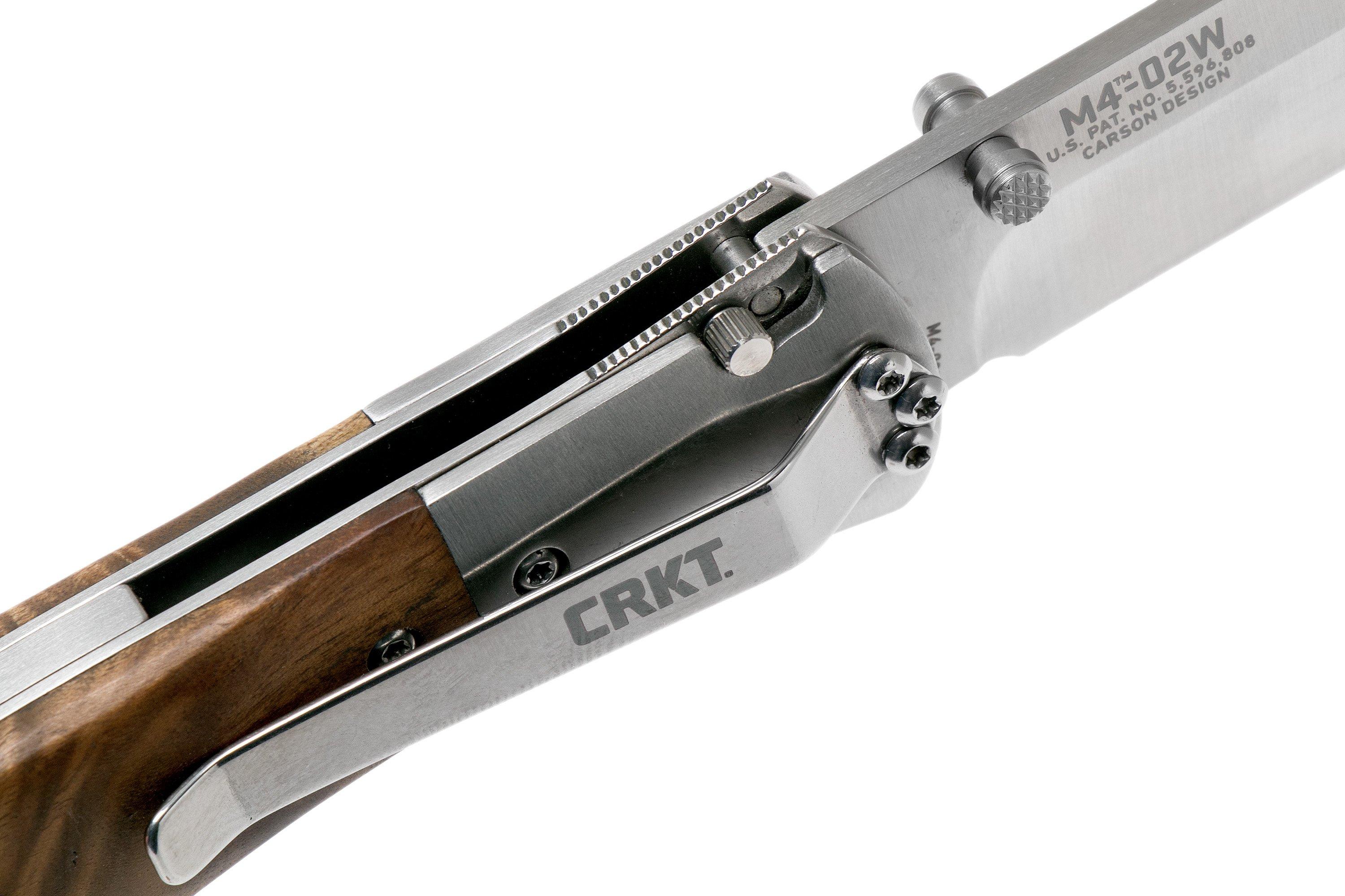 CRKT M4-02W Burled Wood navaja, Kit Carson Design | Compras con ...