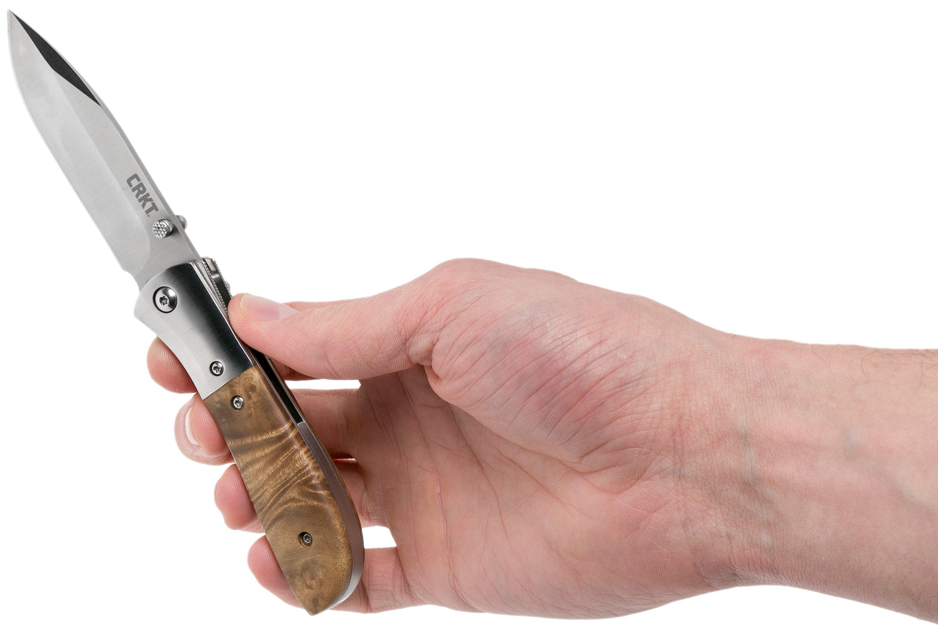 CRKT M4-02W Burled Wood navaja, Kit Carson Design | Compras con ...