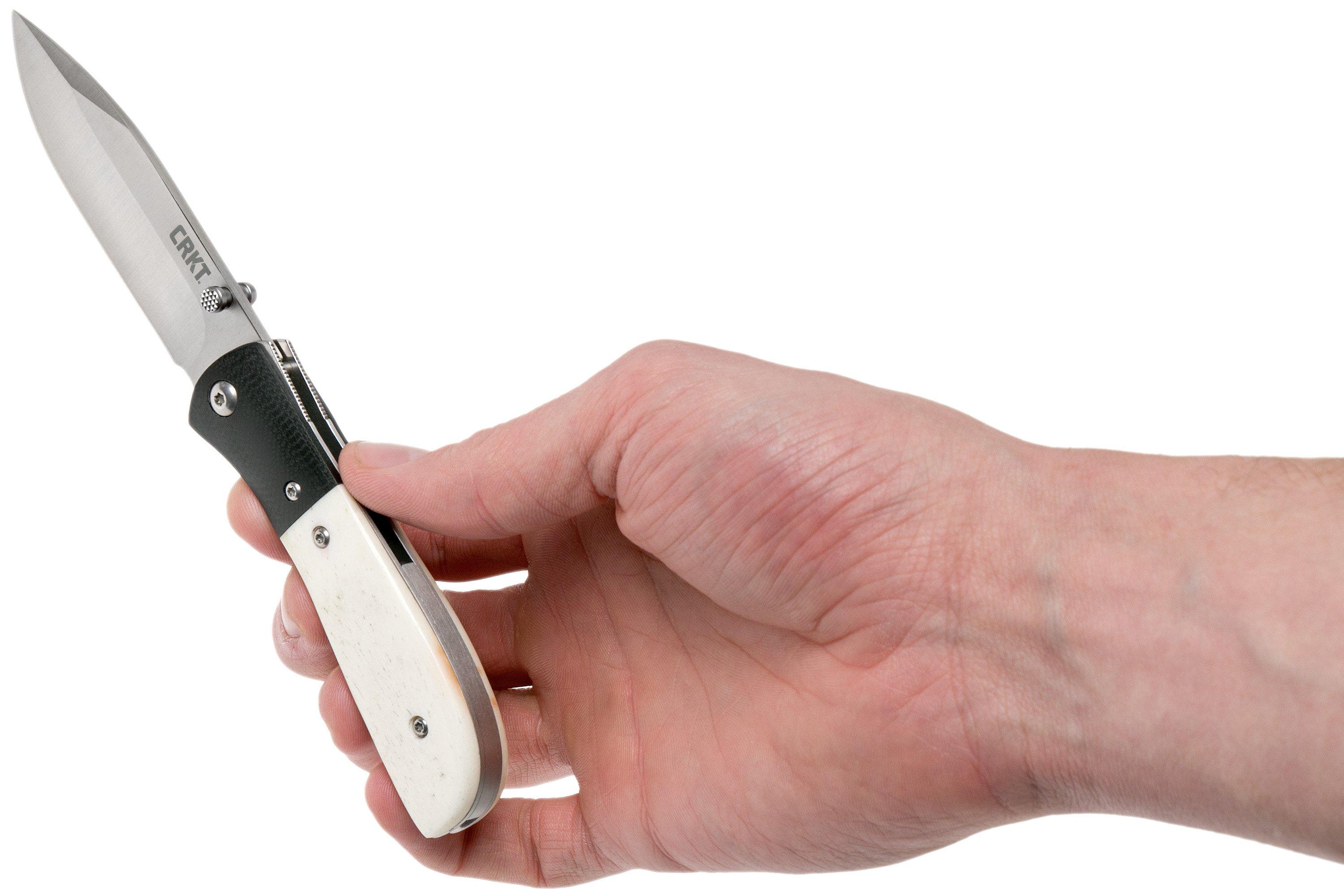 CRKT M4-02 White bone navaja, Kit Carson Design | Compras con ventajas ...