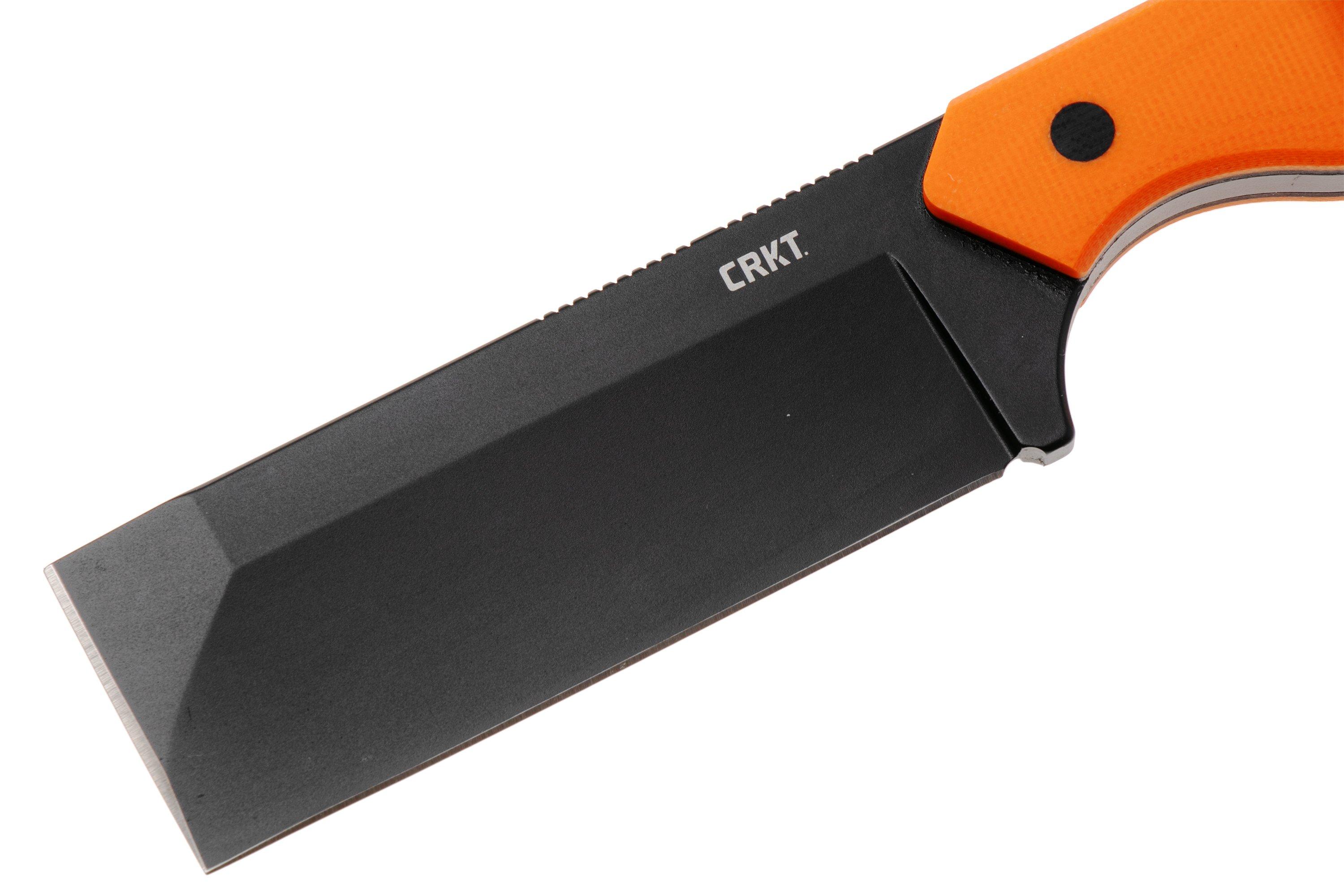 CRKT Razel 4037ER Black Oxide D2, Orange G10, vaststaand mes, Jon ...