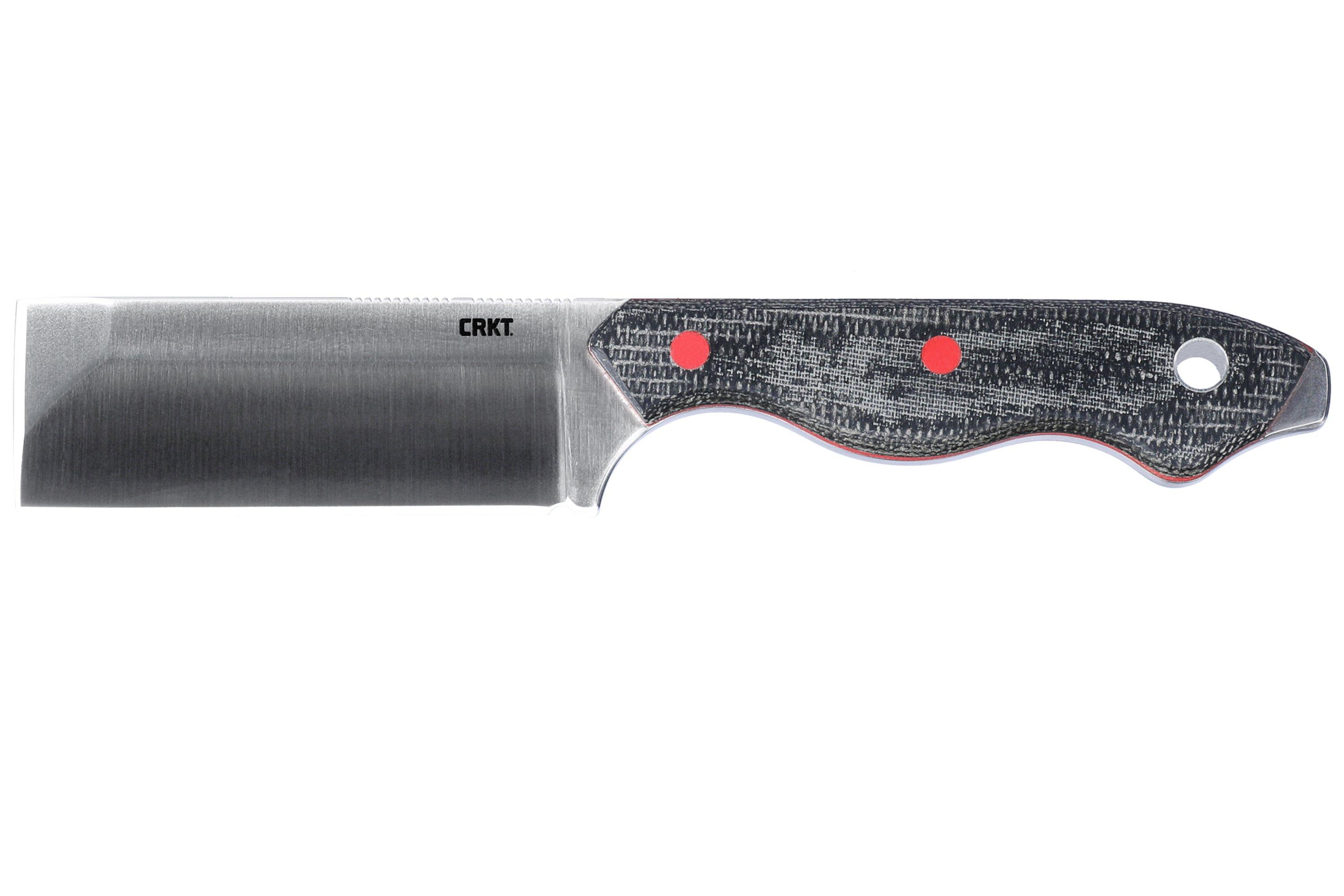CRKT Razel 4037 Red G10 Black Micarta fixed knife, Jon Graham design ...
