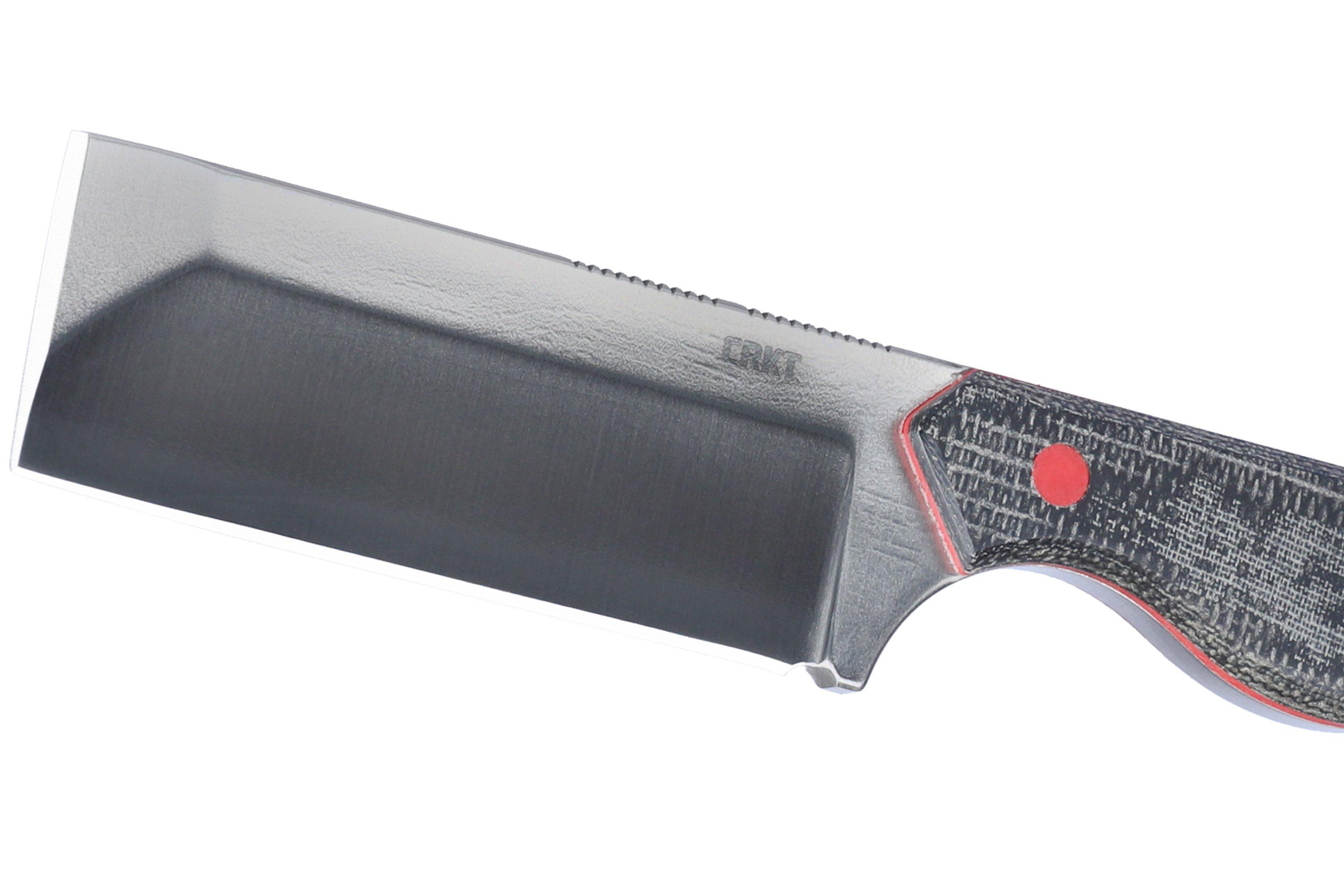 CRKT Razel 4037 Red G10 Black Micarta fixed knife, Jon Graham design ...