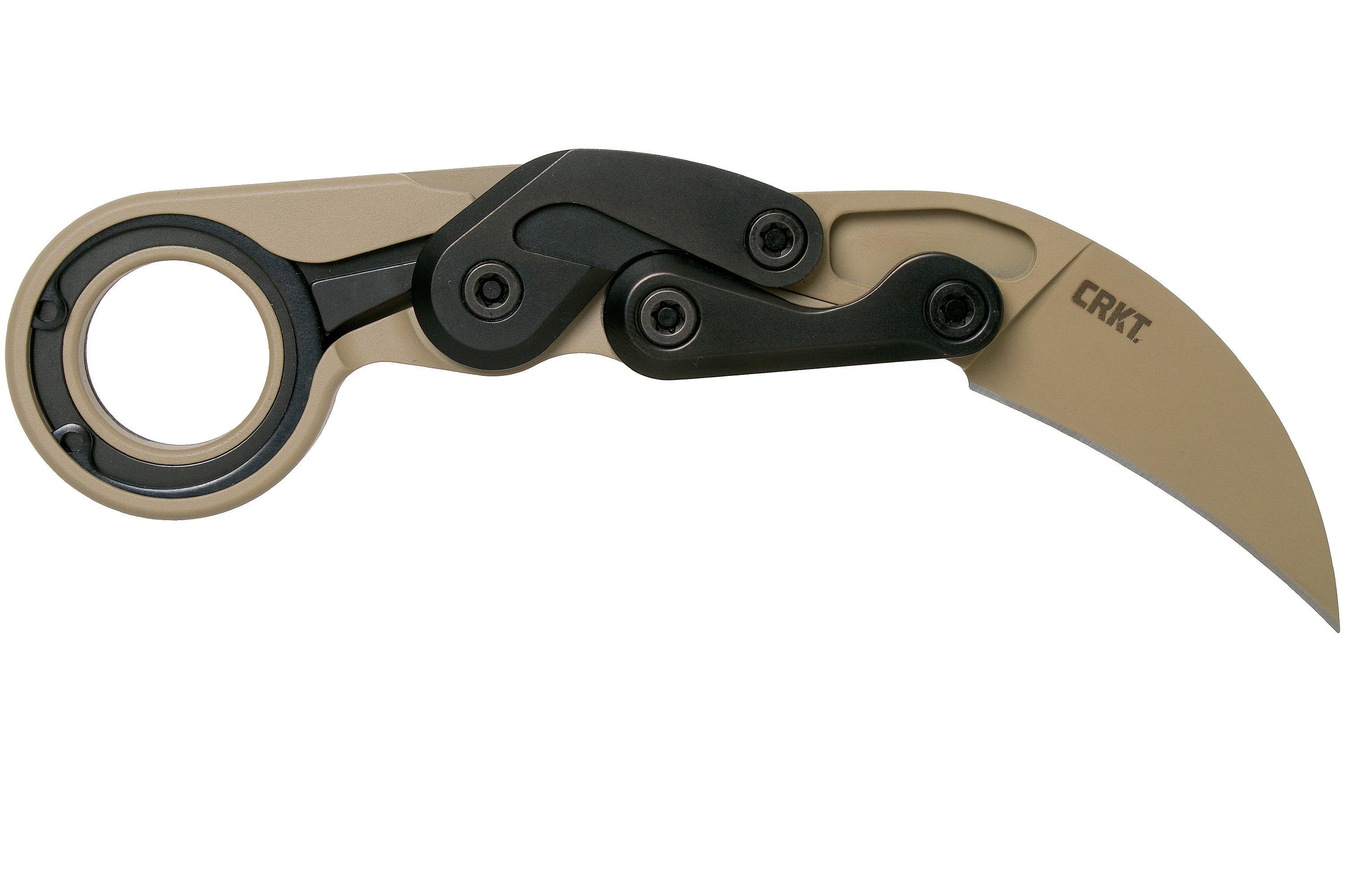 CRKT Provoke Desert Sand 4040DS Kinematic Karambit pocket knife, Joe ...
